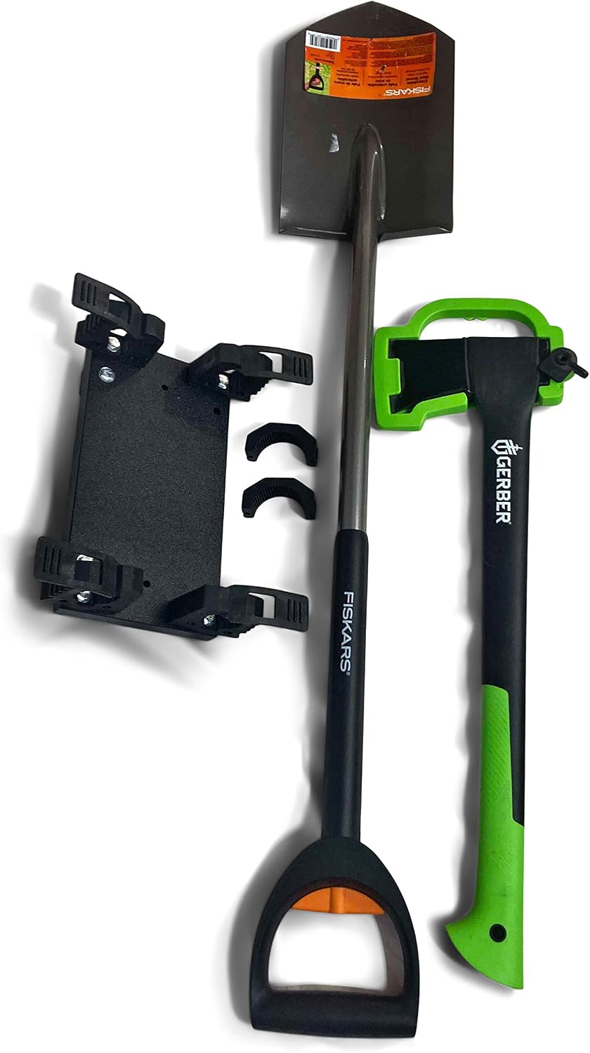 Amazon.com : UTV Dual Tool Roll Bar Shovel and Axe Roll Bar Kit RCM ...