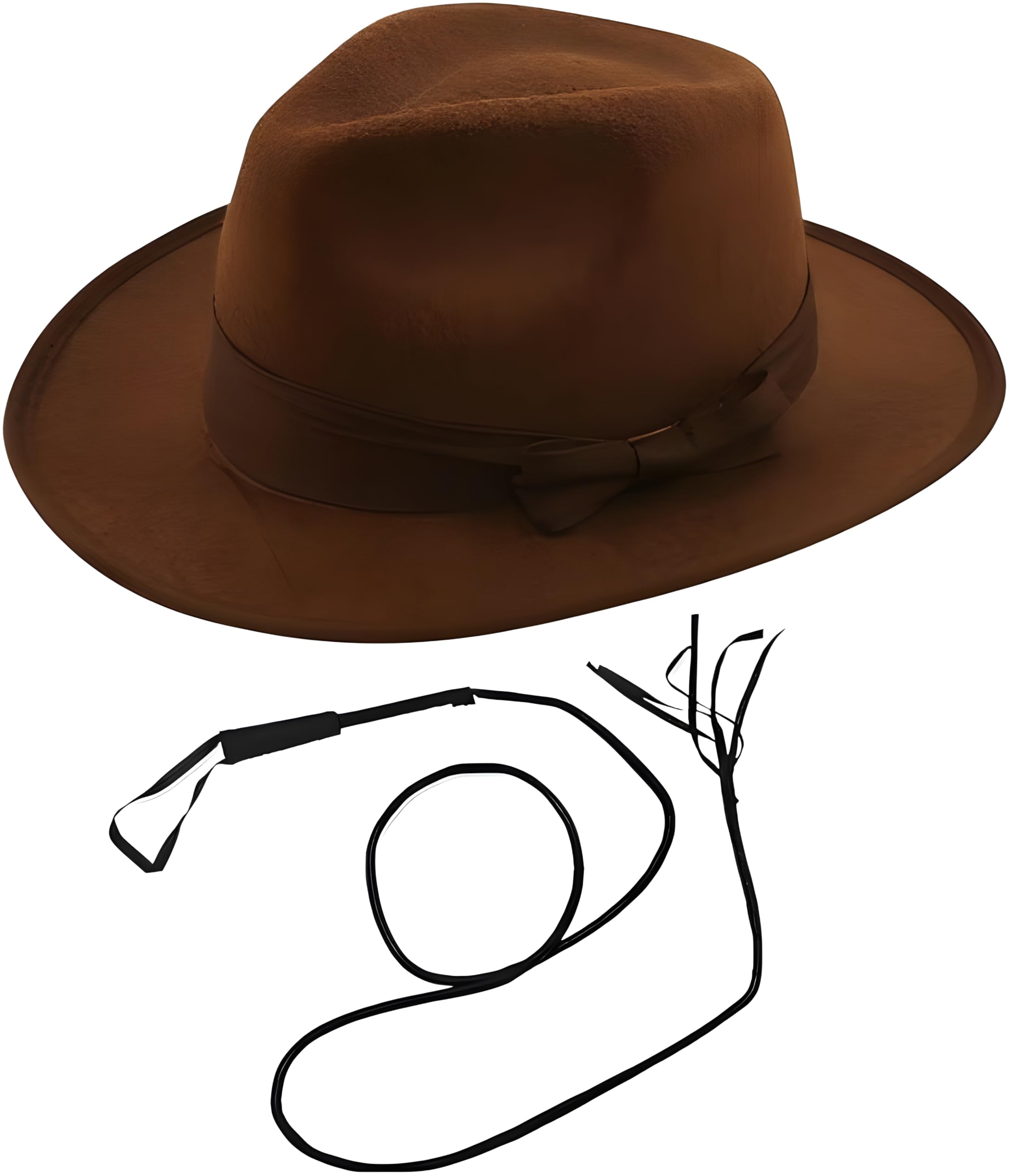 labreeze Indiana Jones Style Brown Explorer Hat and Bull Whip Kids ...