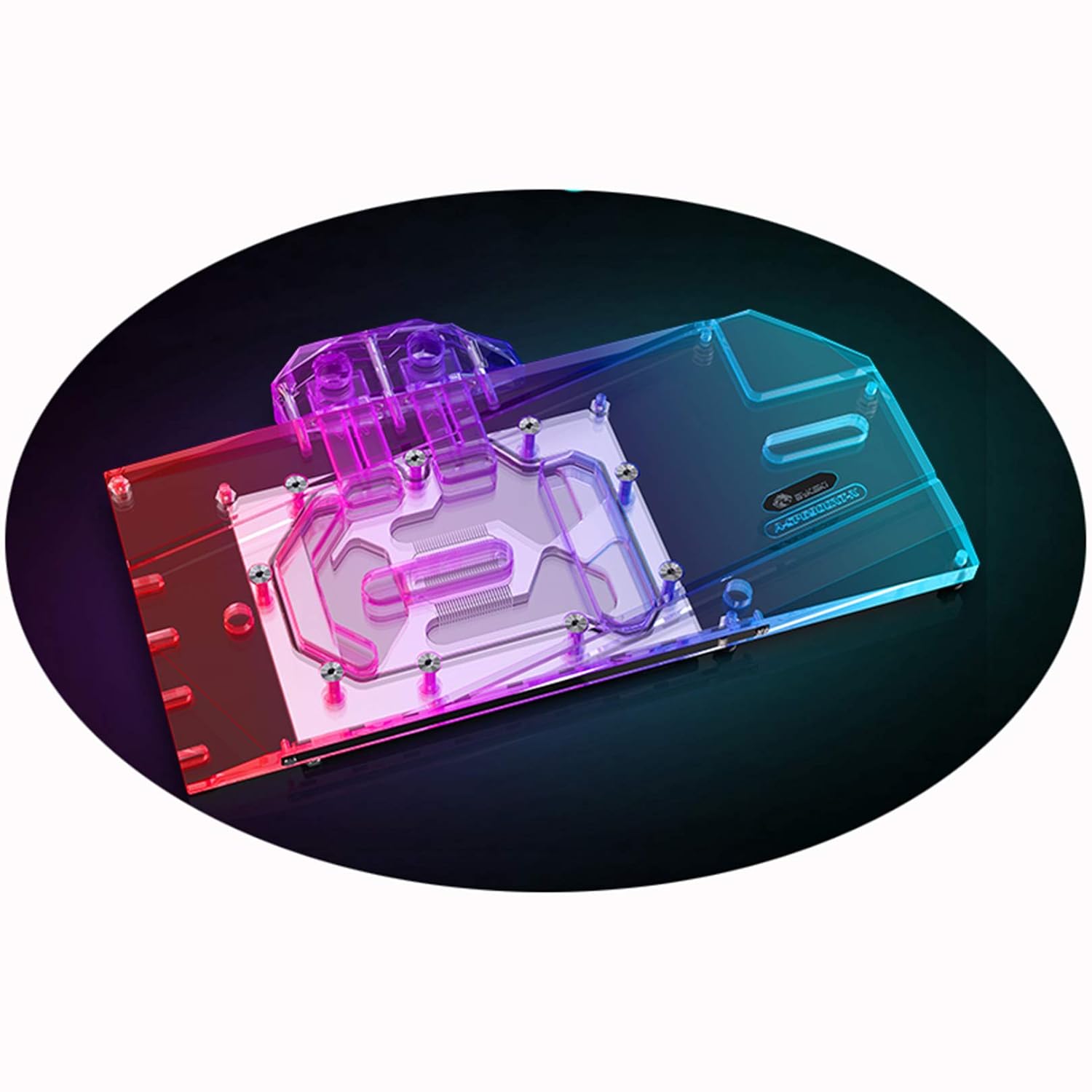 Buy Bykski GPU Waterblock G1/4 Full Cover GPU Water Cooler Water Block ...