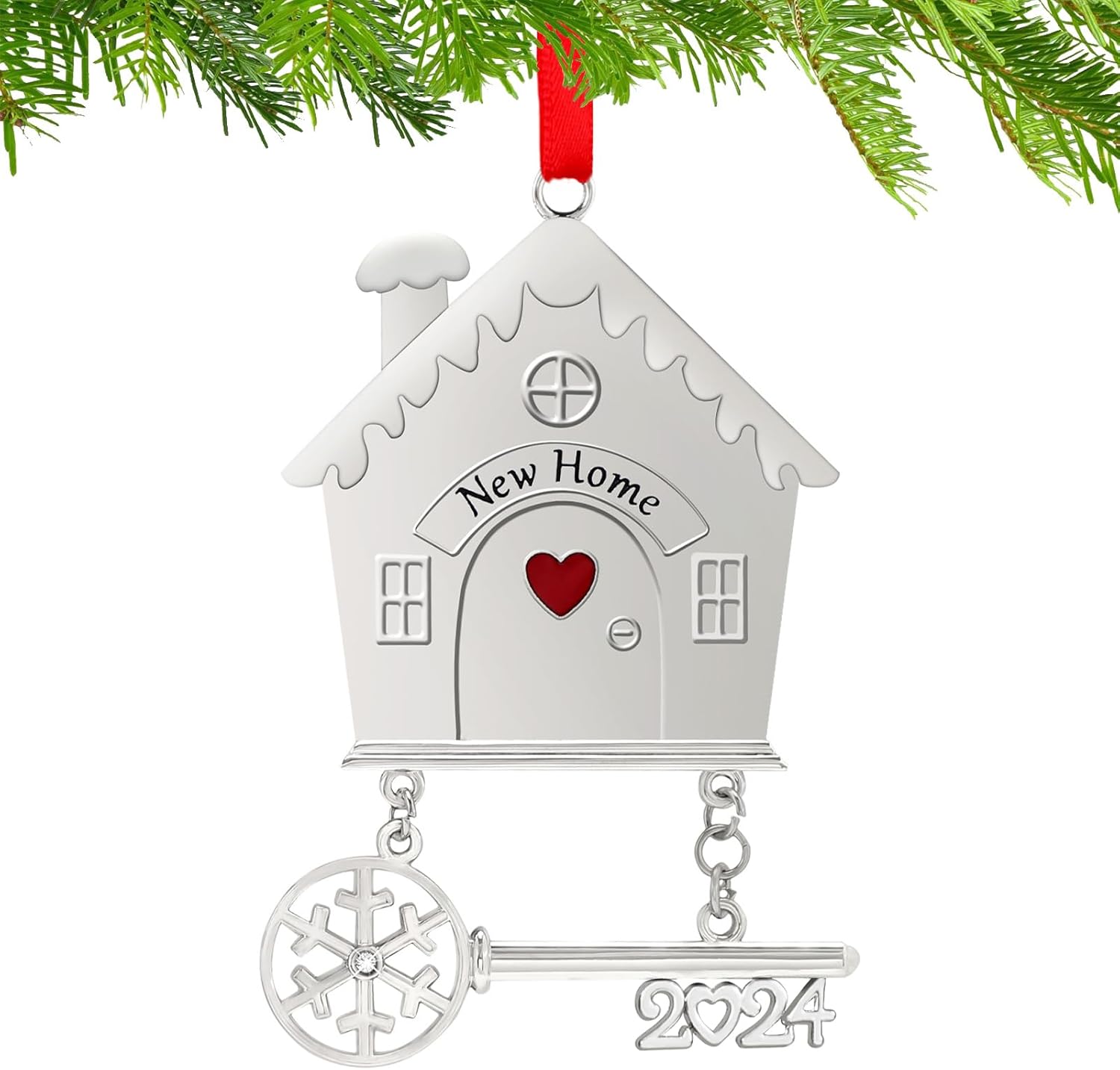 Amazon.com: 2024 New Home Christmas Ornament, Housewarming Gift for New ...