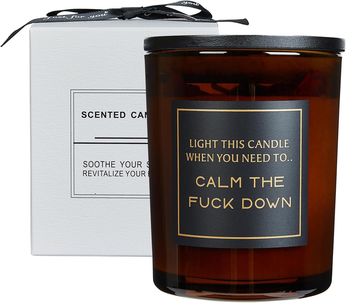 CL&MH Lavender Scented Candle Gifts Unisex,Joke Candles, Rude Candle ...