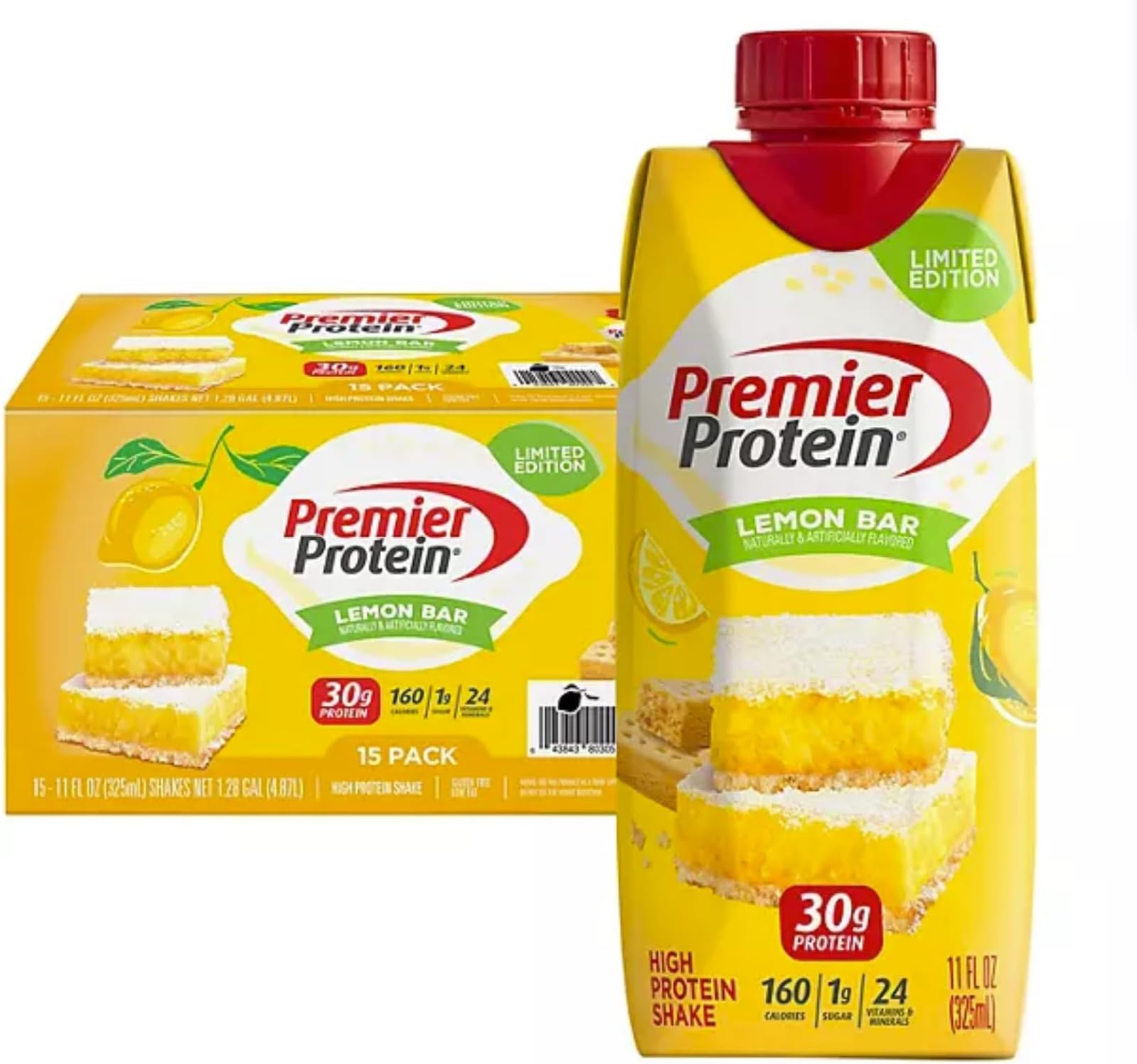 Amazon.com: NEW FLAVOR Protein Shake Lemon Bar Limited Edition 30g ...