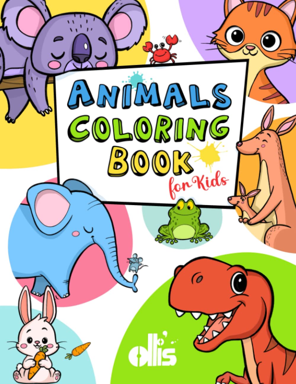Animals Coloring Book for Kids: Fun Coloring Pages for Boys and Girls ...