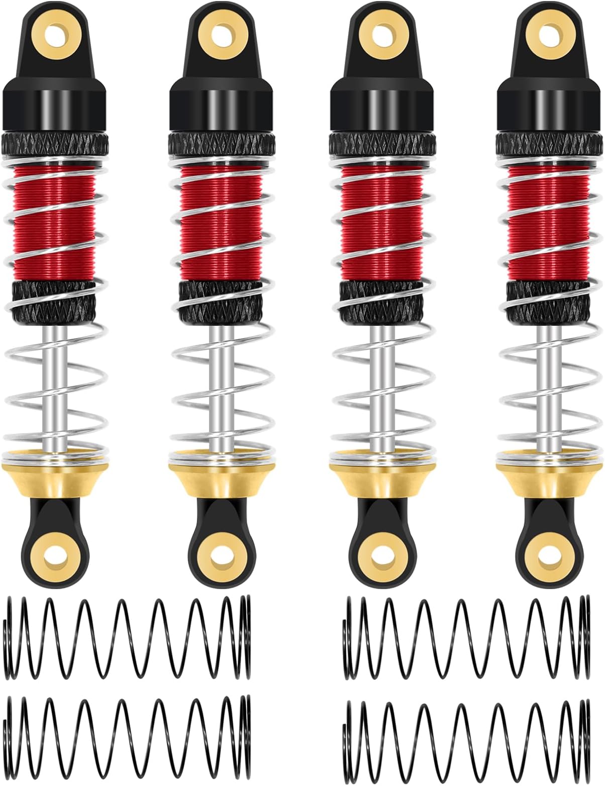 Amazon.com: OGRC 51mm Shocks Absorber Oil Threaded Damper Aluminum ...
