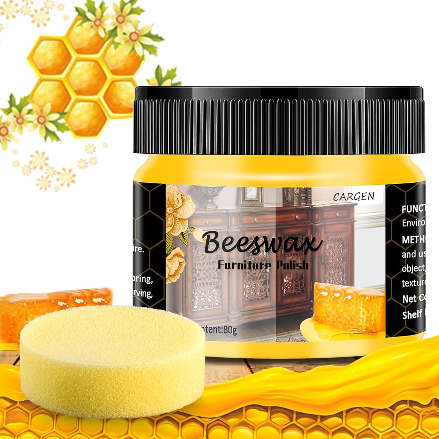 Amazon.com: Beeswax Furniture Polish Wood Wax - Wood Polish ...