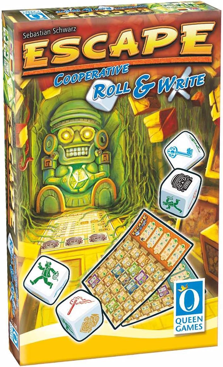 Amazon.com: Queen Games Escape Roll and Write Board Game : Toys & Games