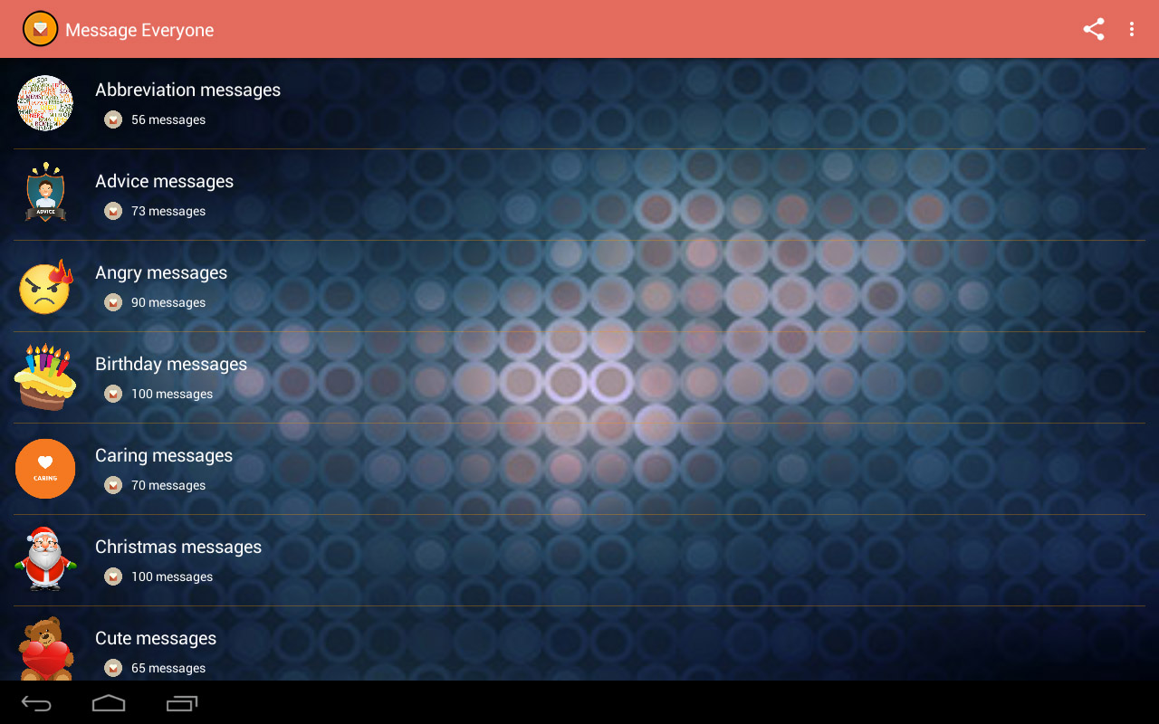Message Everyone: SMS messages collection - App on Amazon Appstore