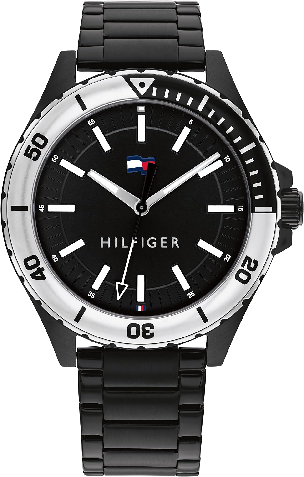 Tommy Hilfiger Men's Navy Dial Navy Silicone Watch - 1791474 : Buy ...