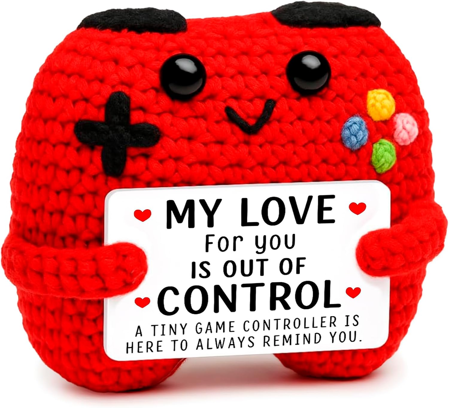 Crochet Game Controller Plush – “My Love for You Is Out of Control ...