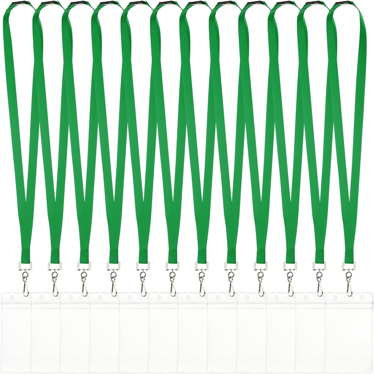 Amazon.com : PATIKIL 12Pack Colored Lanyards for ID Badges, Breakaway ...