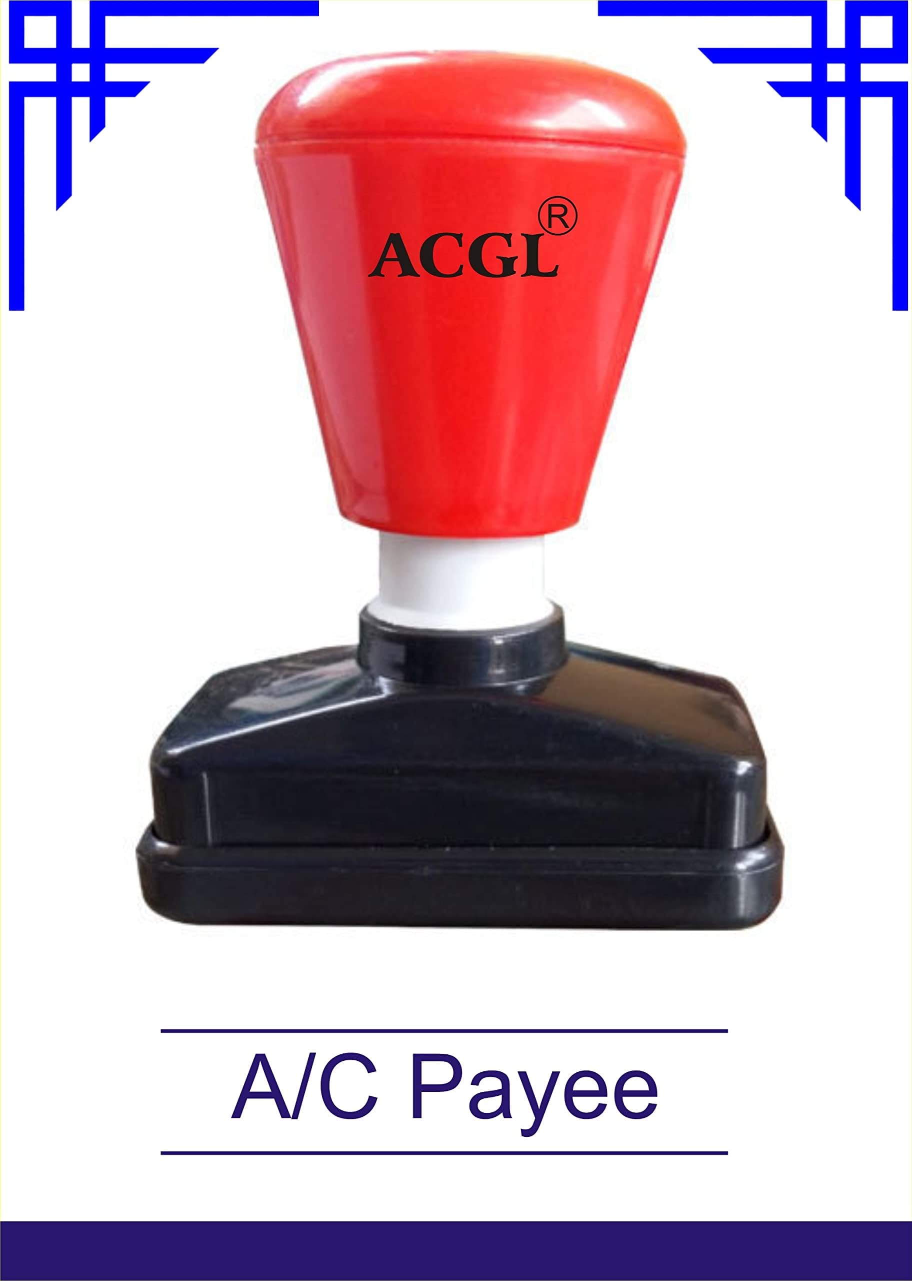 A/c. Payee Only. Account Payee Only Stamp - Pre Ink Stamp : Amazon.in ...