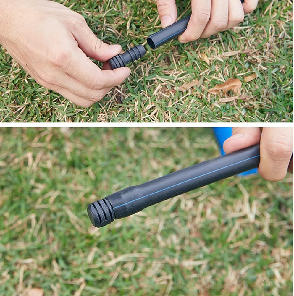 UCLEVER 50 Pieces 1/2 Inch Drip Irrigation Garden Soaker Hose End Stop ...