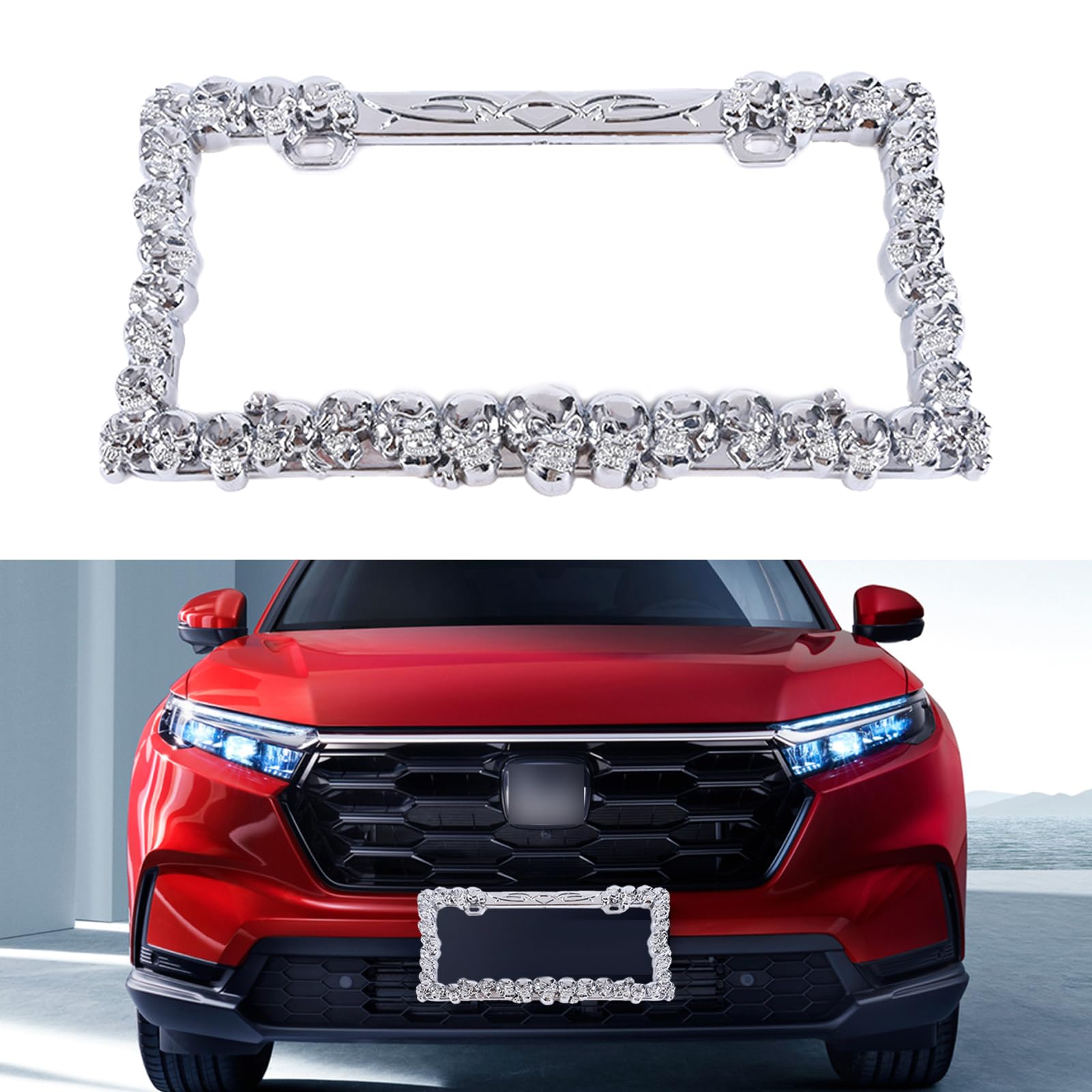 Amazon.com: NGHEY 1 PC License Plate Frame, Personality Creative ...