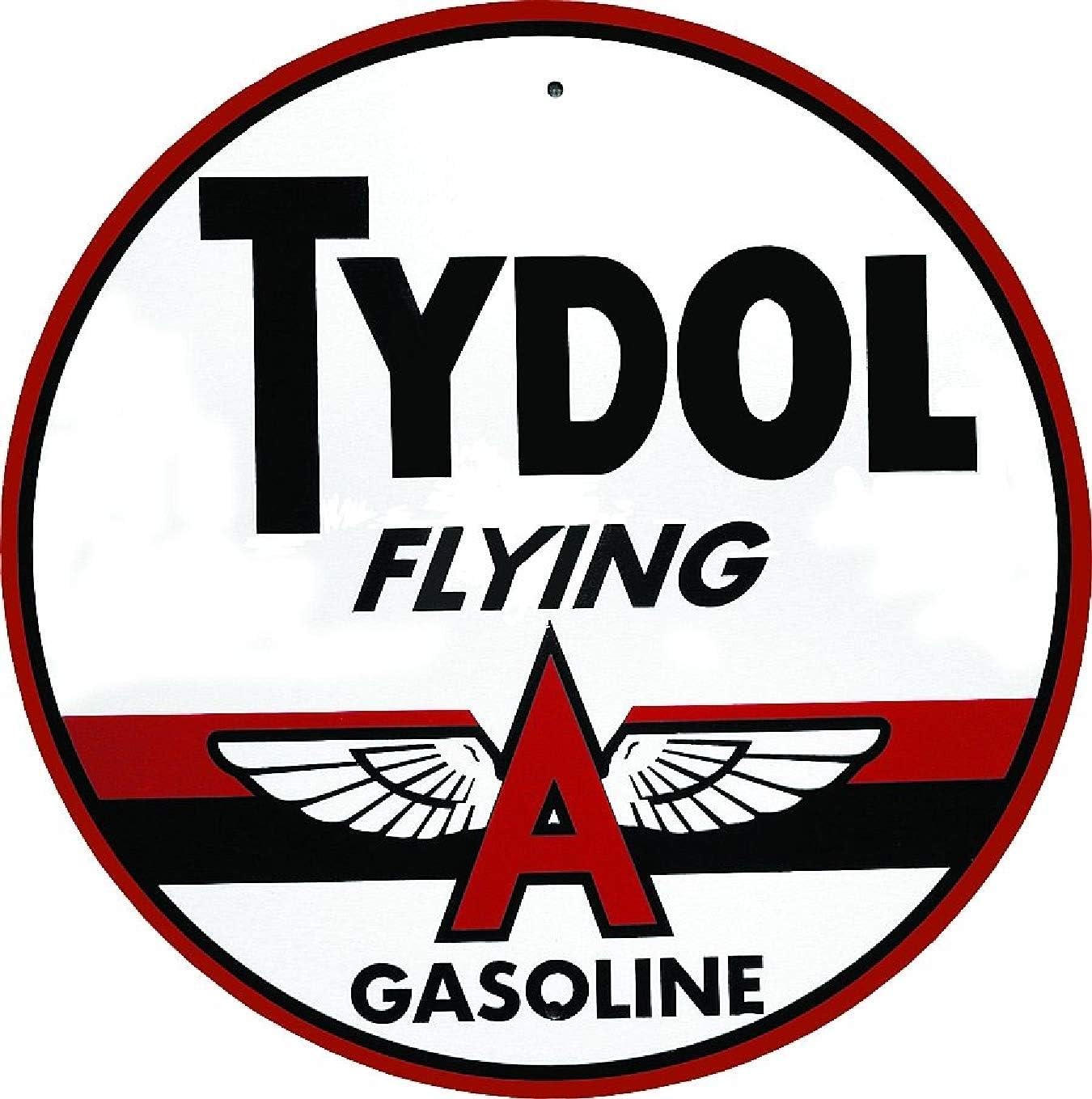 Amazon.com: Signs 4 Fun Large Round Sign | SCRD12 Tydol Flying A Gas ...
