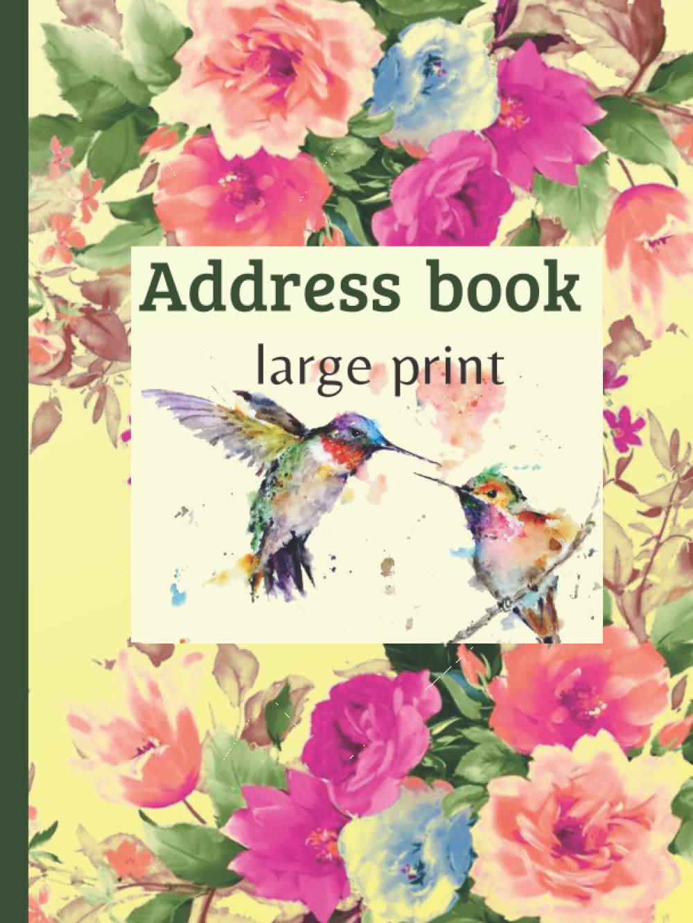 Address Book With Alphabetical Tabs: Large Print - Large Telephone ...