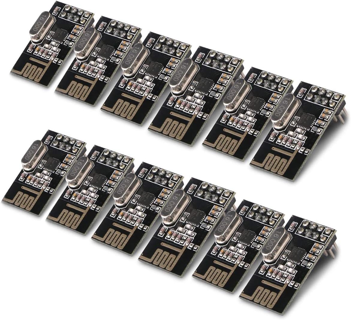 Amazon.com: UMLIFE 5pcs NRF24L01+PA+LNA RF Transceiver Module with SMA ...
