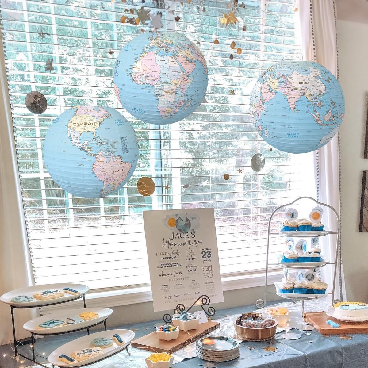 World Map Paper Lantern Balloons World Map Paper Lanterns Geographic