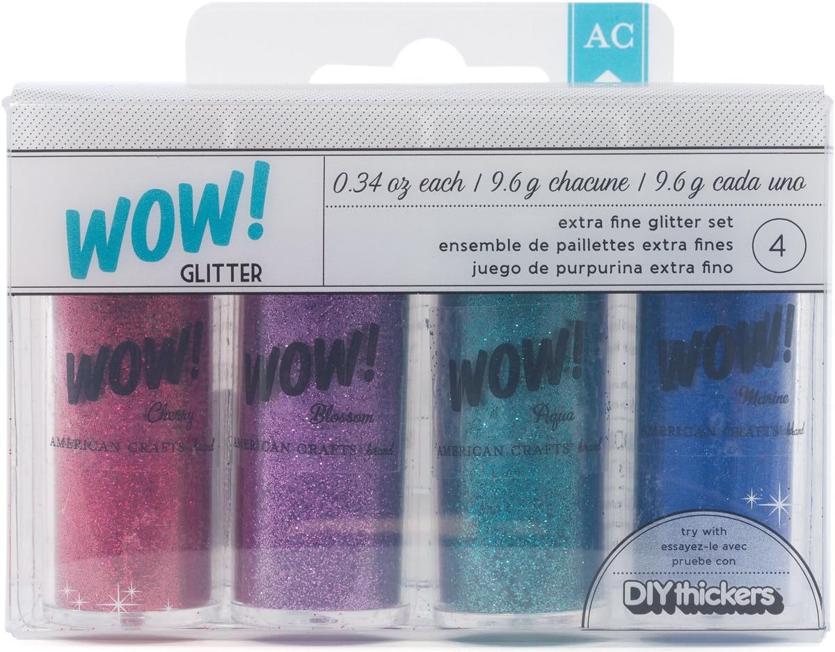 Amazon.com: Extra Fine Glitter Set – Princess Colors – Taffy, Purple ...
