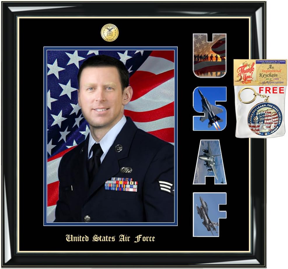 Amazon.com - 8x10 Picture Frame Military Gift Retirement Wall Framing ...