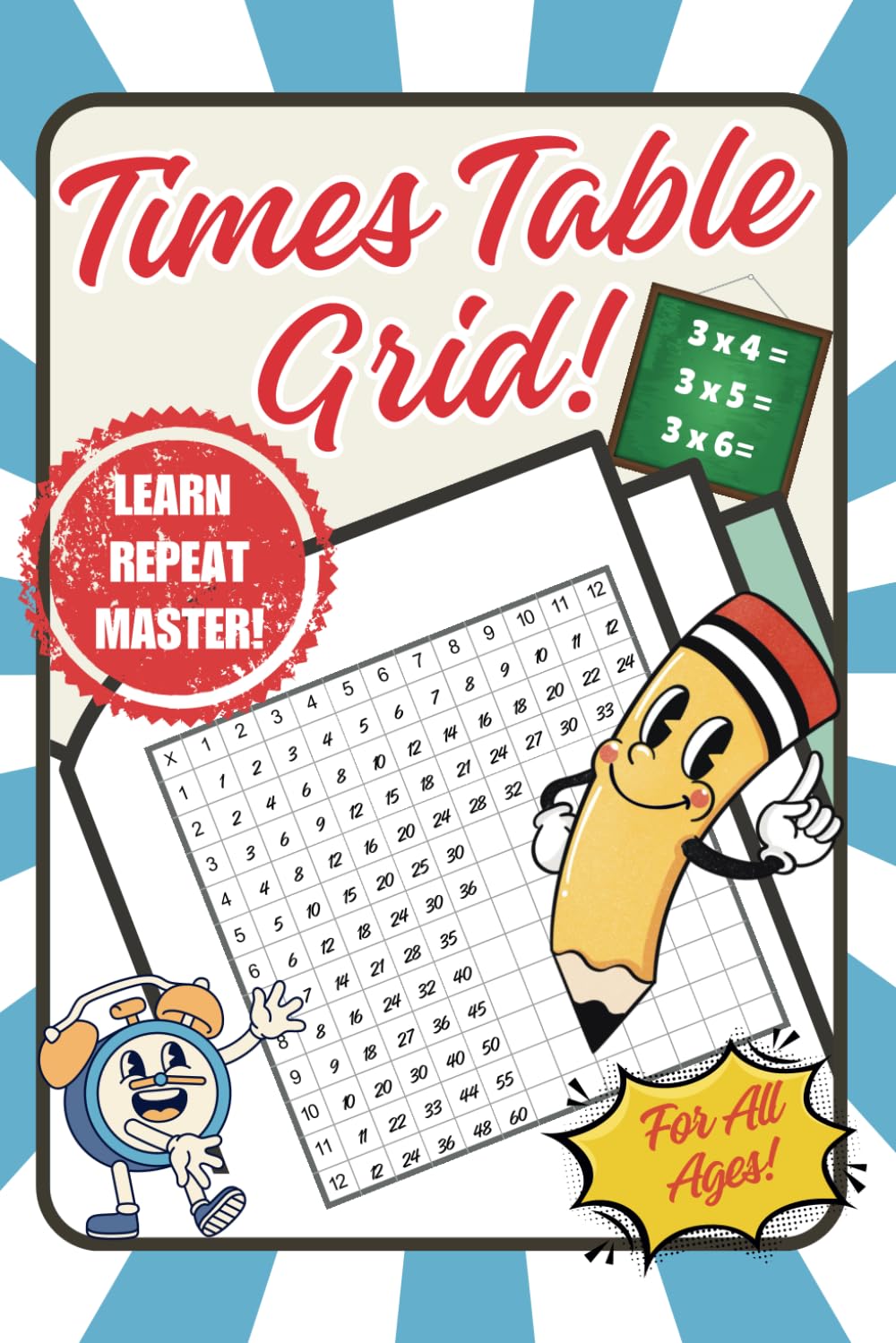 Times Table Grid / Chart: Learn times tables through this ...