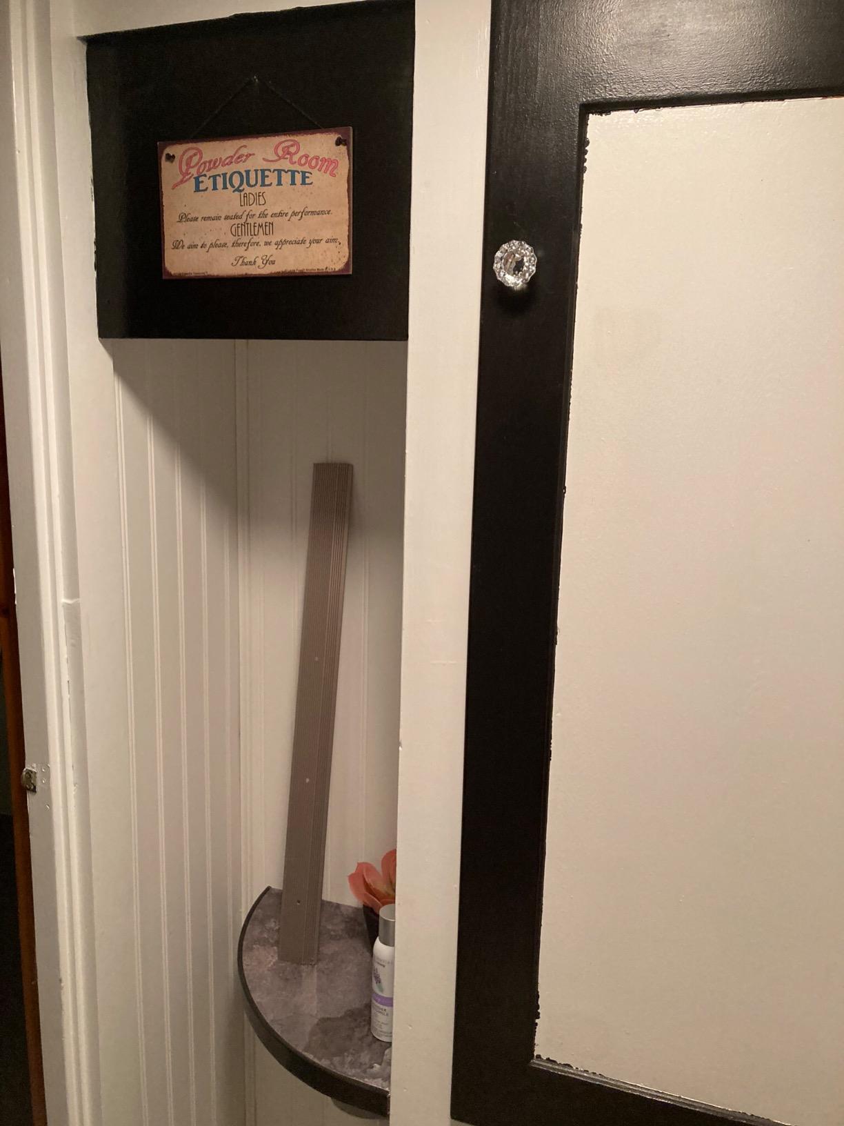 Amazon.com: Vintage Style Sign Saying "Powder Room Etiquette Ladies ...