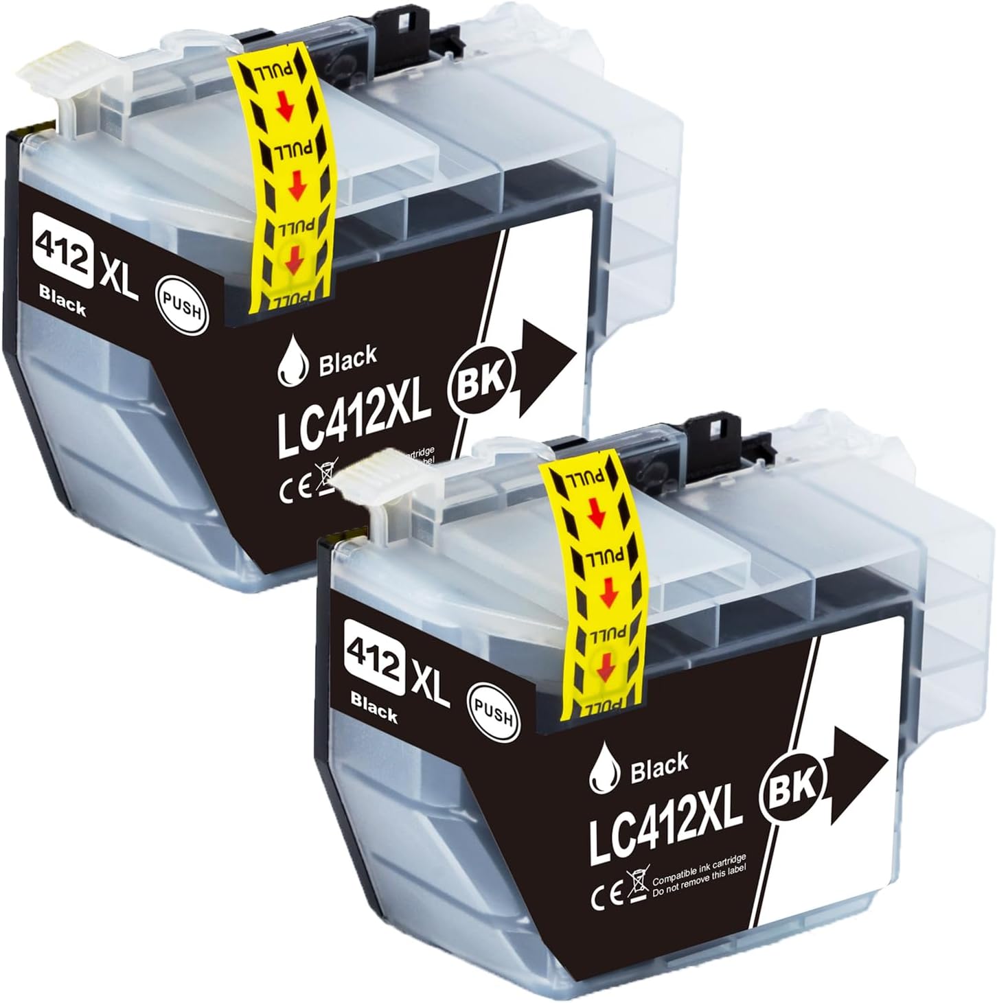 Amazon.co.jp: Aseker互換LC412 LC412BKインク標準容量ブラザー用2黒カラー対応Brother MFC ...