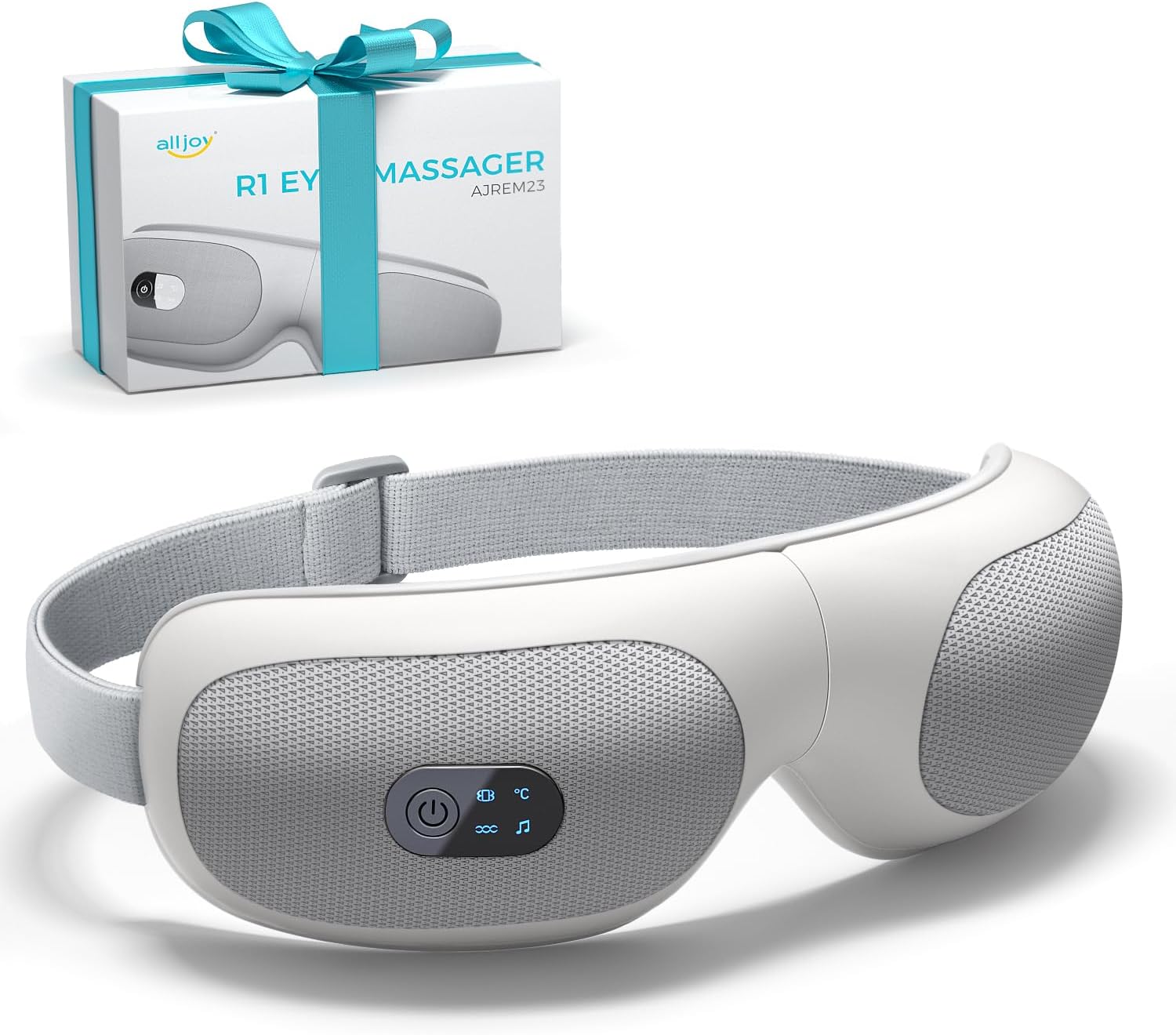 Amazon.com: ALLJOY Eye Massager with Heat, Bluetooth Eye Massager with ...