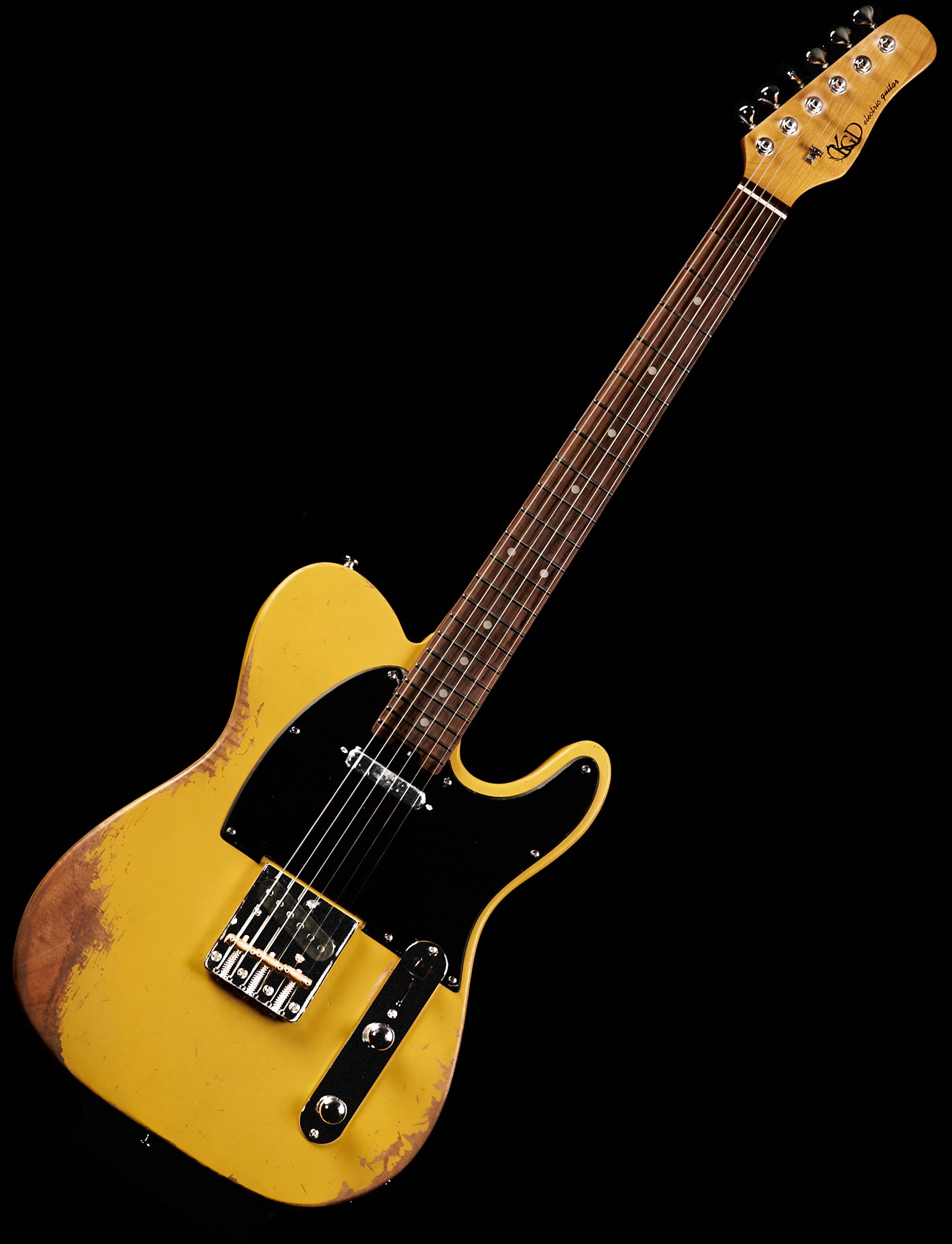 Snapklik.com : Relic Electric Guitar Mahogany Body Carbonized Maple ...