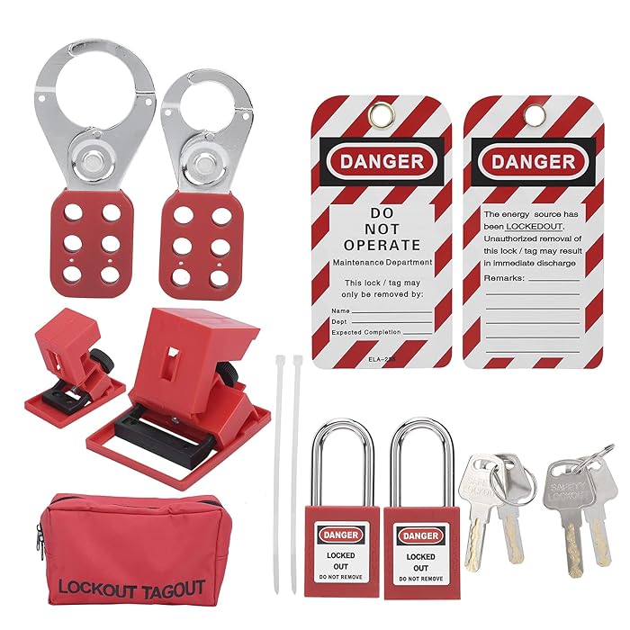 Buy Electrical Lockout Tagout Kit, Hasps, Clamp on and Universal ...