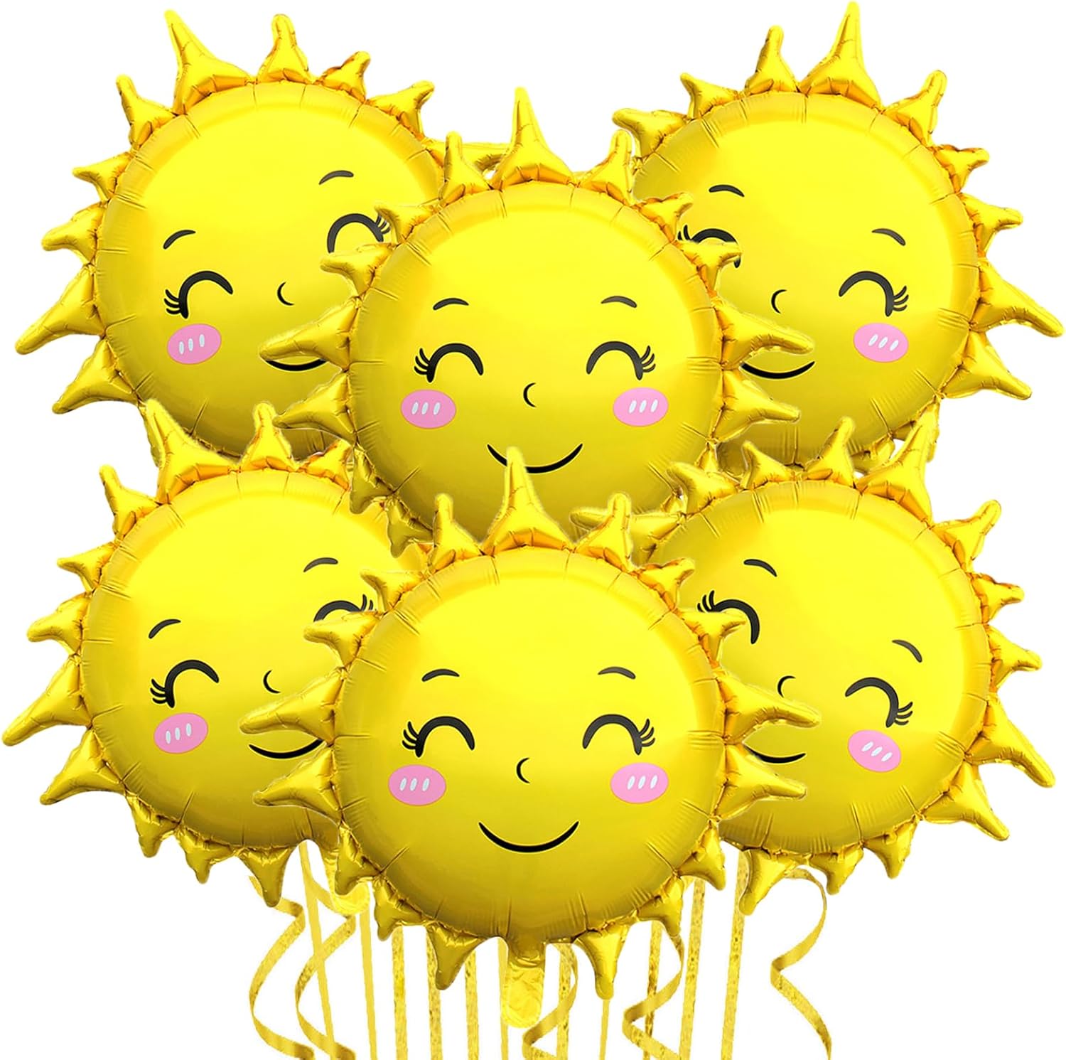 Amazon.com: Sun Balloons, 30" Large Sun Party Decorations Sun Foil ...