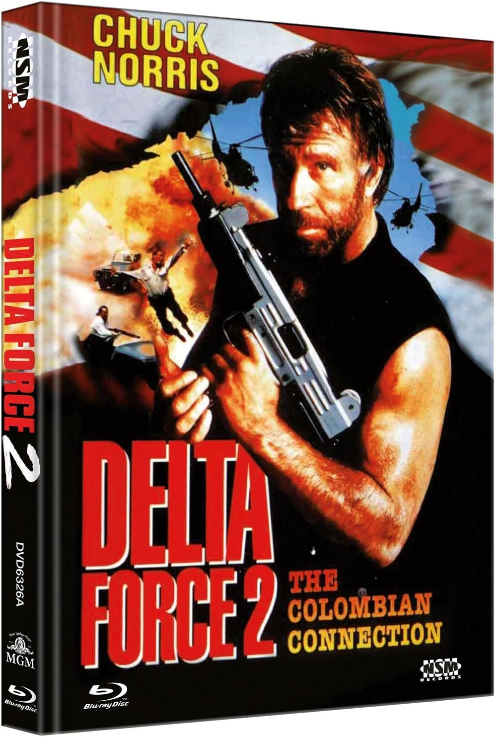 Delta Force 2 - uncut (Blu-Ray+DVD) auf 666 limitiertes Mediabook Cover ...