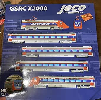 Amazon.co.jp: Sweden JECO X2000 Wide Deep Railway 5-Car Set RLBG : Toys ...