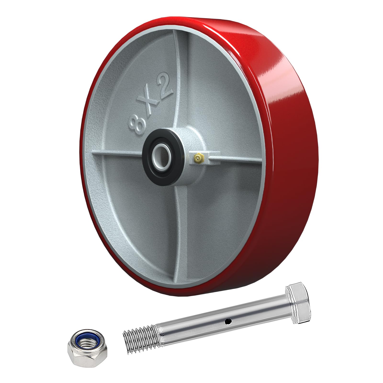 Snapklik.com : LONGRUNFORU 6 Inch Caster Wheels Heavy Duty ...