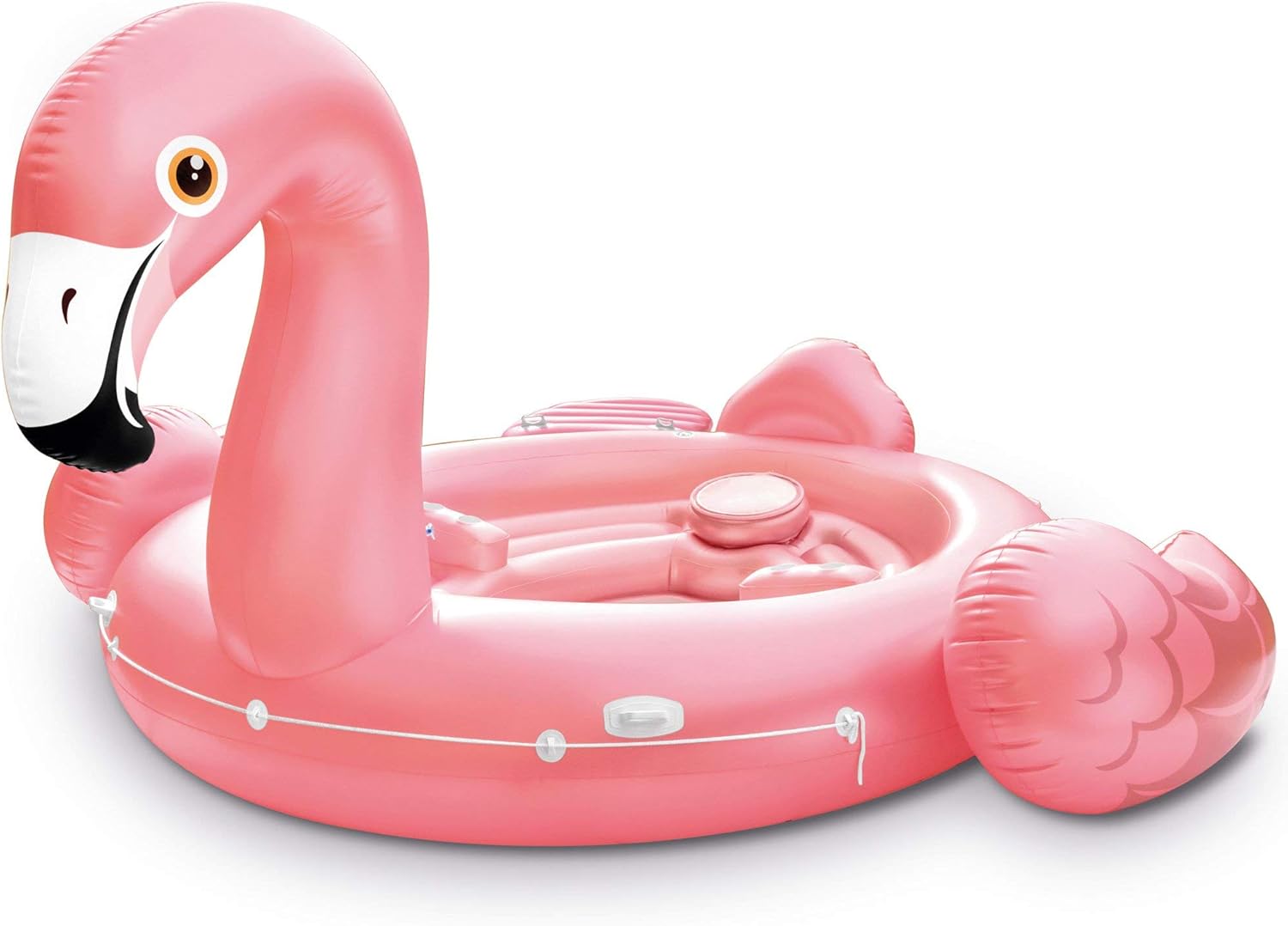 Amazon.com: Intex Flamingo Party Island, Inflatable Island, 166in X ...