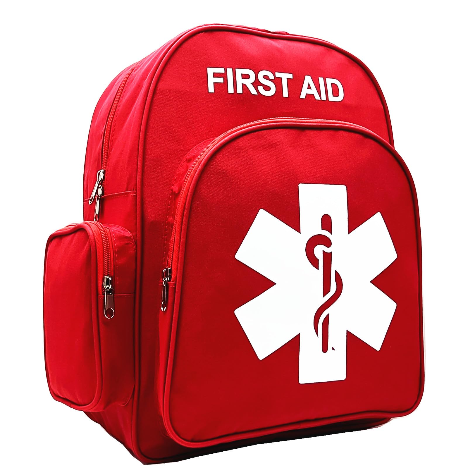 Amazon.com: Red Emergency Backpack First Aid Bag Empty Medical First ...