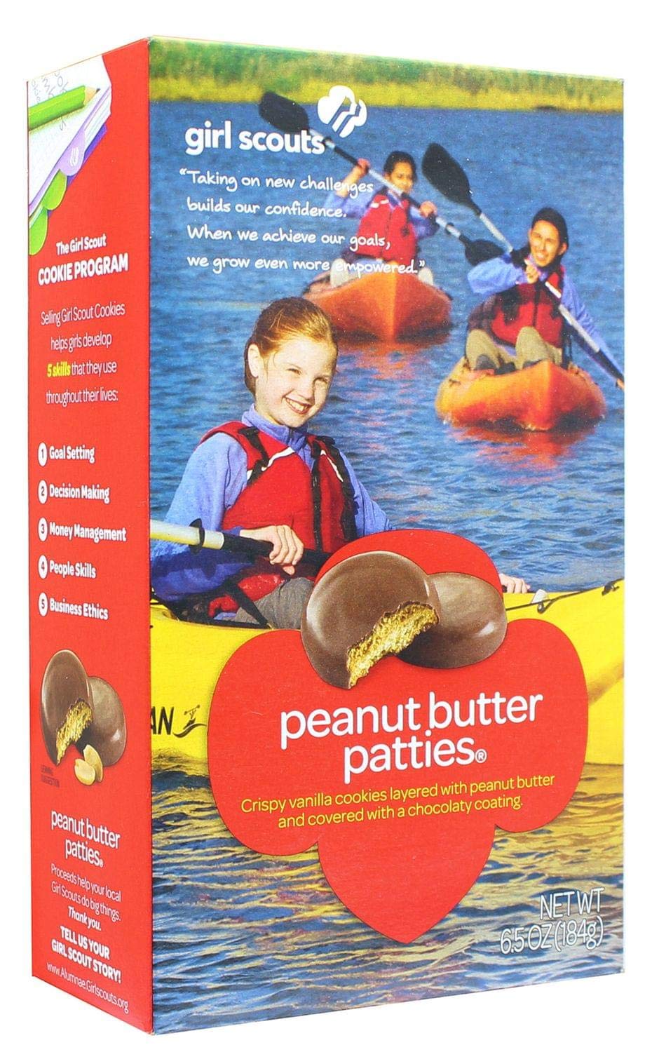 Amazon.com : Girl Scout Peanut Butter Patties Cookies (6.5 Ounce Box ...
