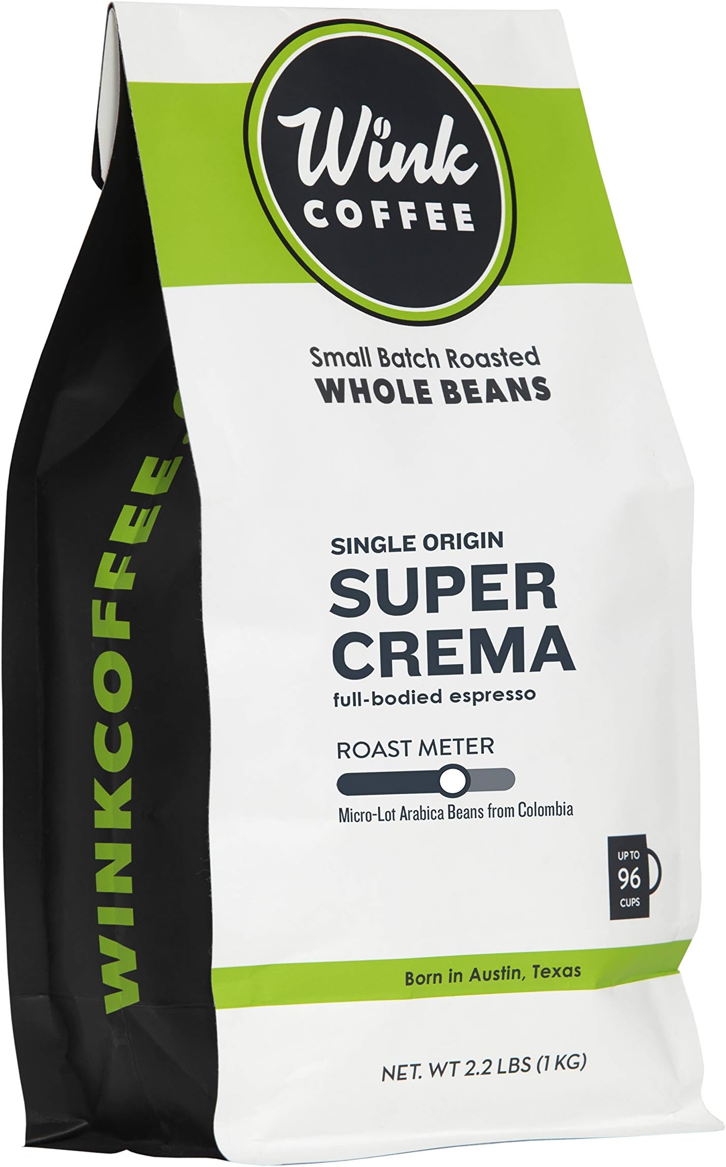 Amazon.com : Wink Coffee Super Crema | Medium Roast Espresso | 100% ...