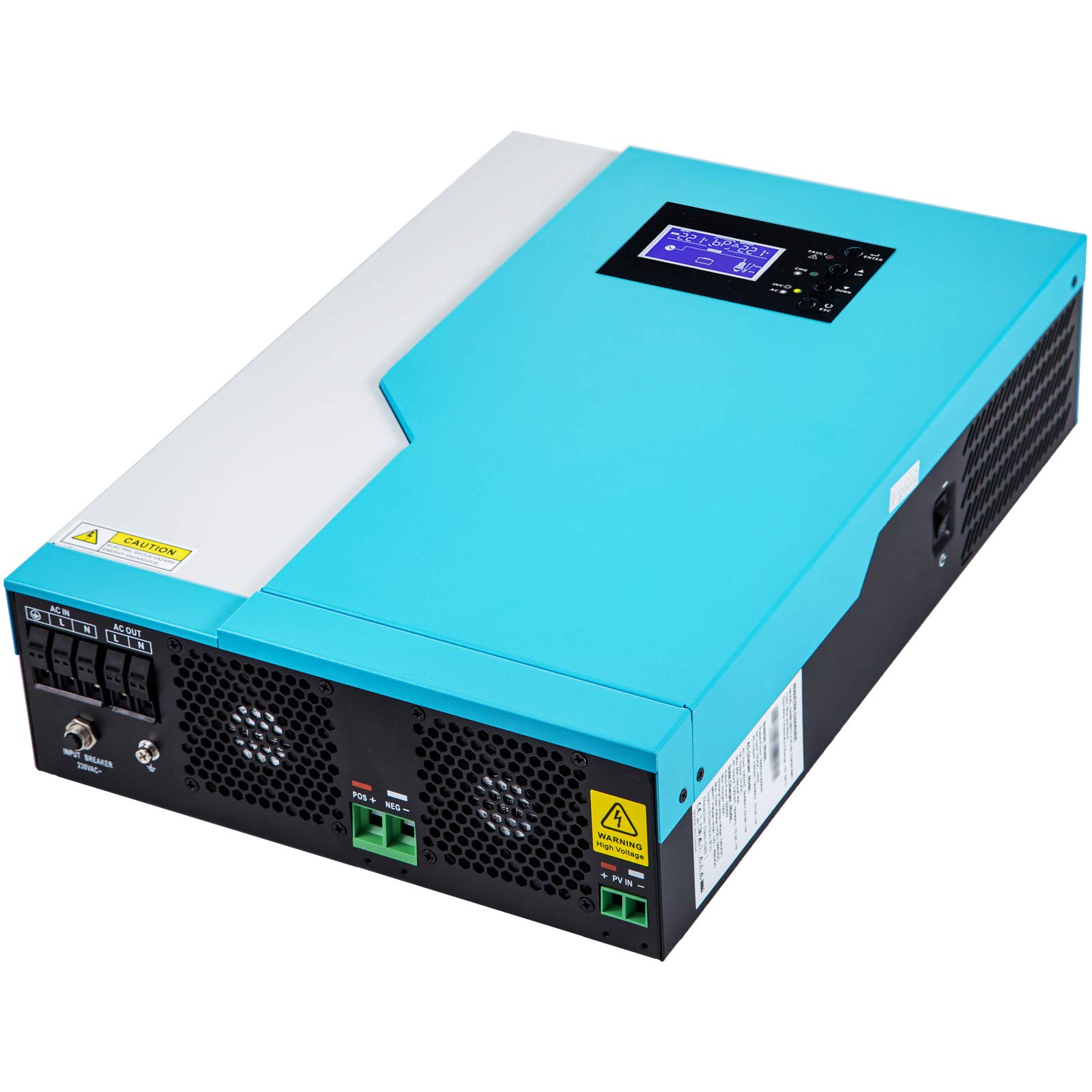 Vevor Hybrid Solar Inverter 3500w Pure Sine Wave Inverter 24vdc ...