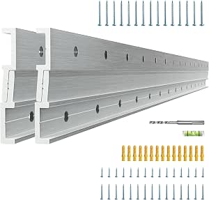 Unlumm Heavy Mirror Mounting Hardware Z Clips 30 inch French Cleat ...