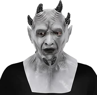 Amazon.com: Dempiire Halloween Scary Mask, Demons Horror Mask, Head ...