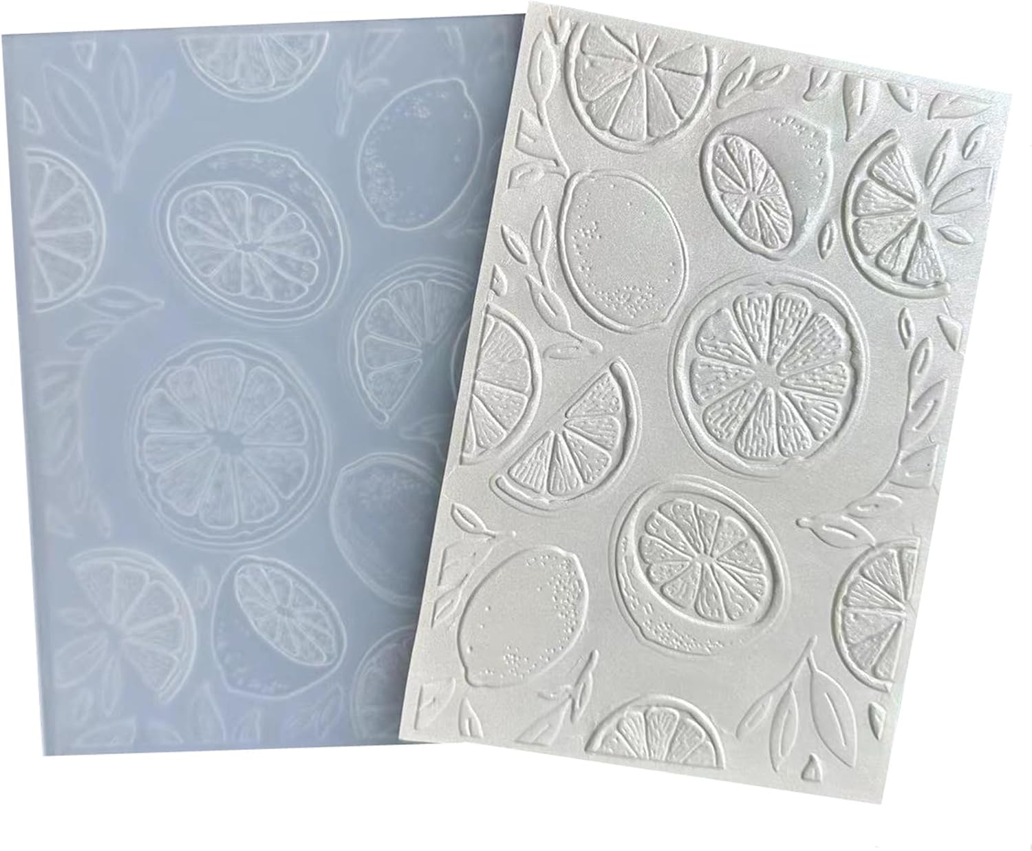Amazon.com: DIYology 3D Lemon Texture Embossing Folders for Card Making ...