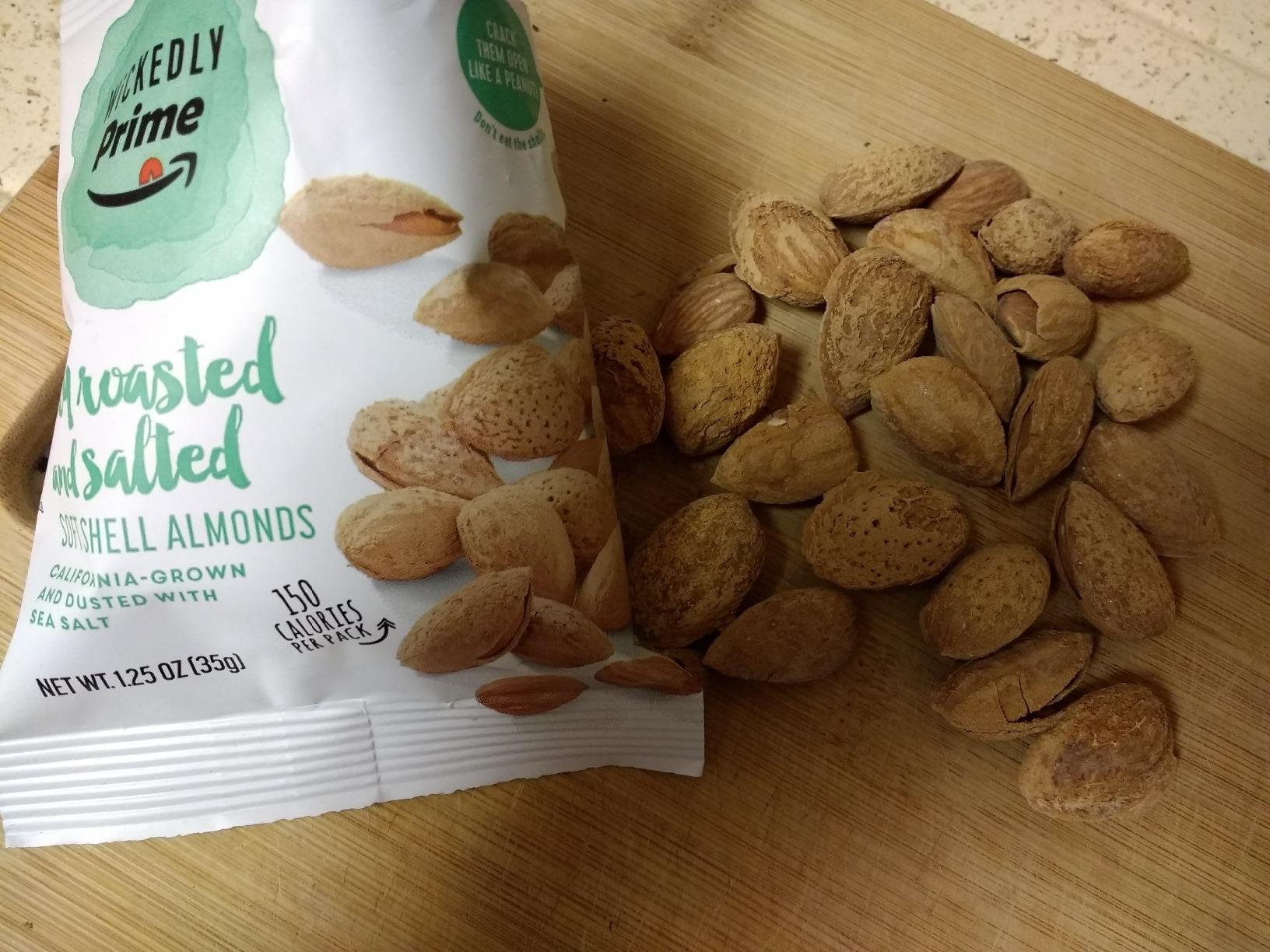 Amazon.com: Wickedly Prime Soft Shell Almonds, Dry Roasted & Salted, 1. ...