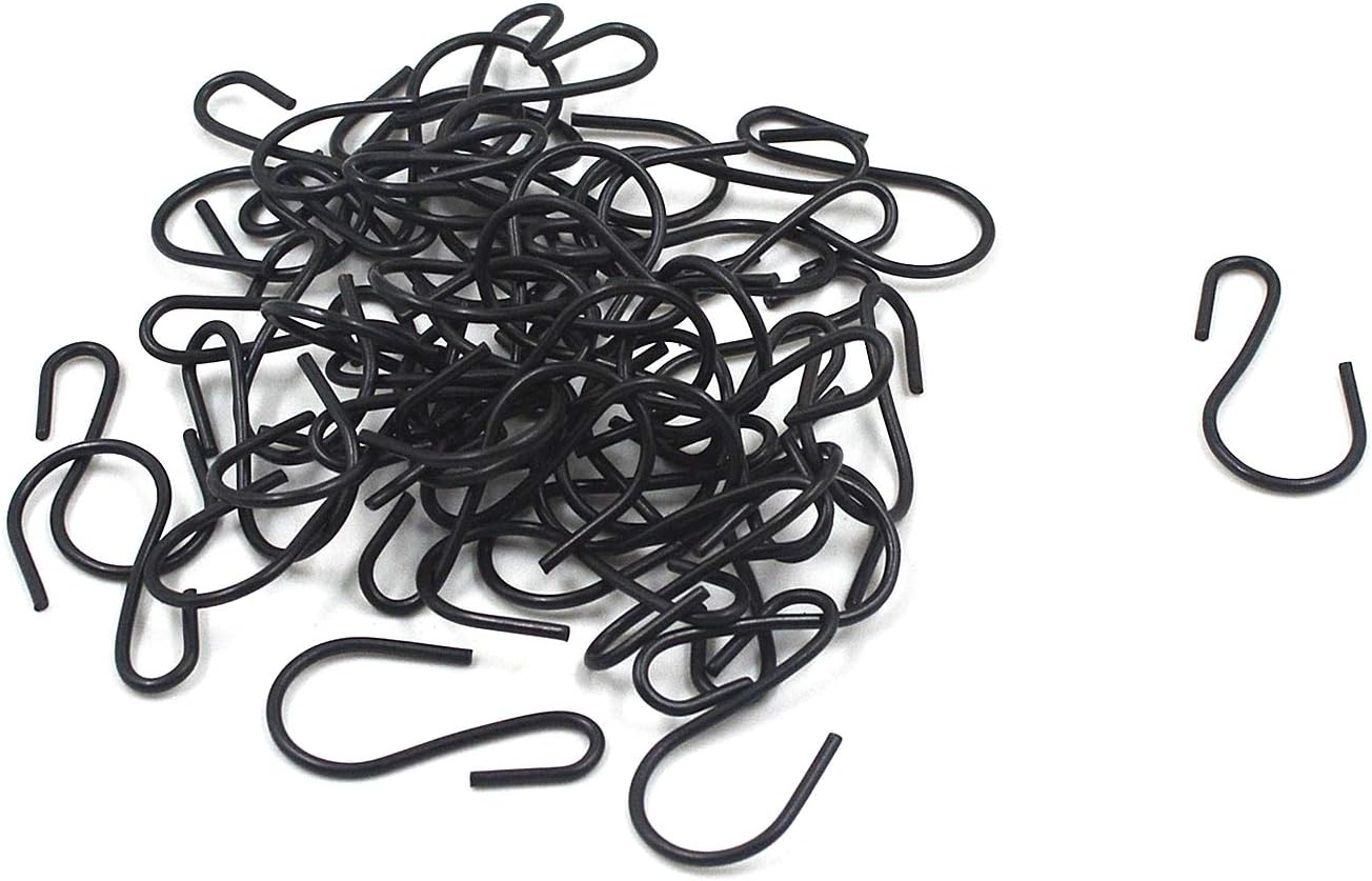 Amazon.com: T Tulead Mini Hanging Hooks Iron Hooks Hanger 26×15mm/1"×0. ...