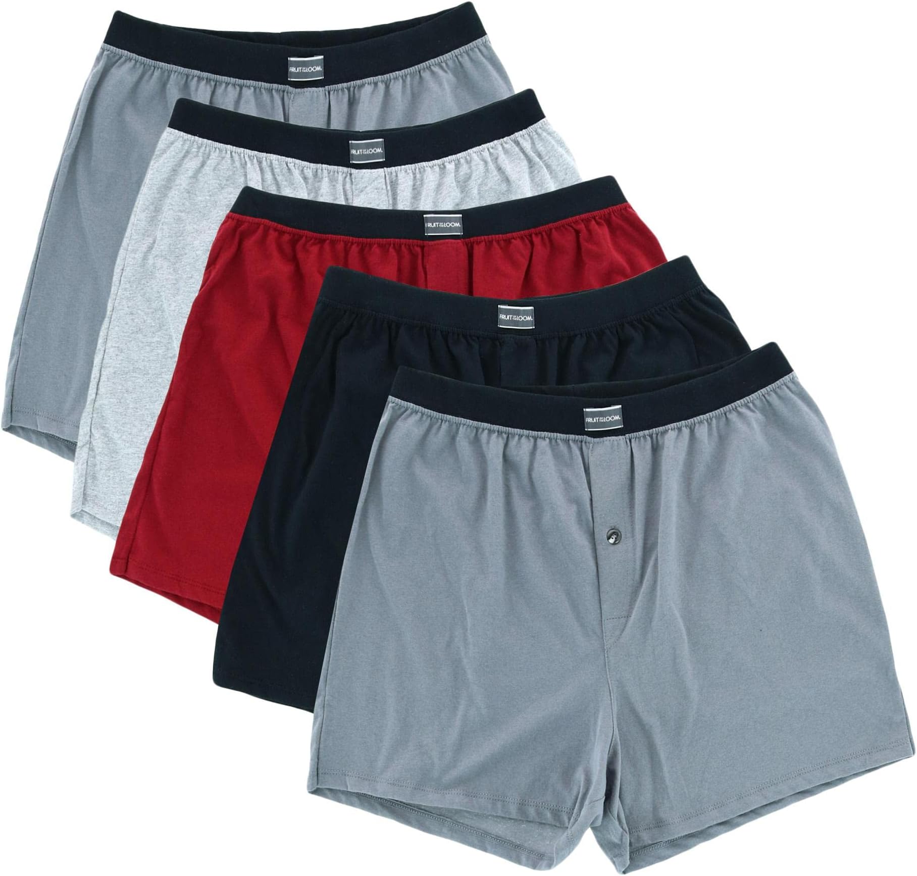 Amazon.com: Men's Assorted Knit Boxers, 3 Pack : Clothing, Shoes & Jewelry