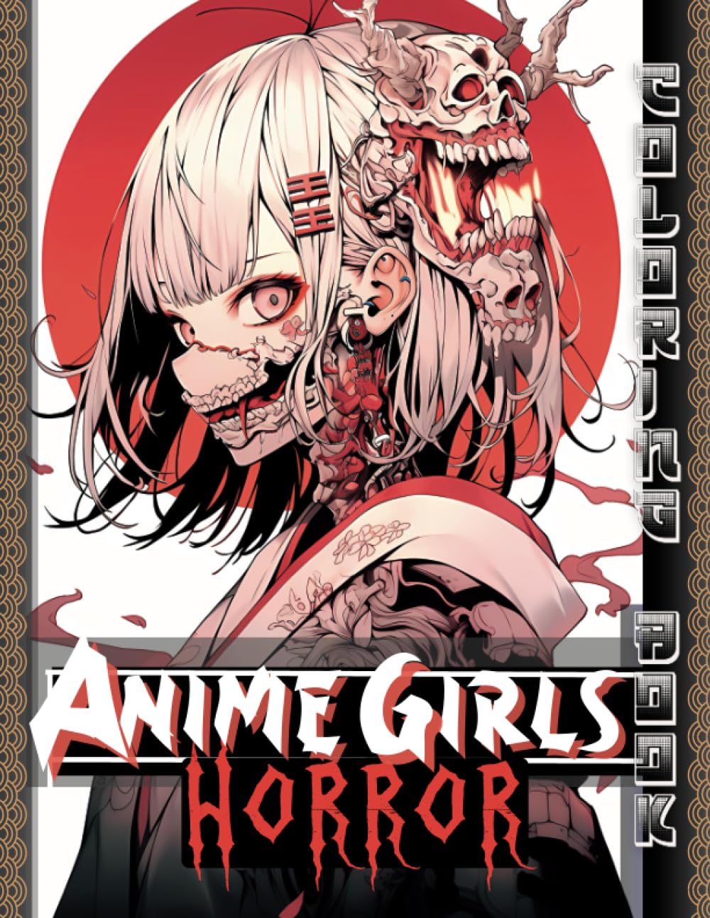 Amazon.com: Anime Girls Horror Coloring Book: A Terrifying Collection ...