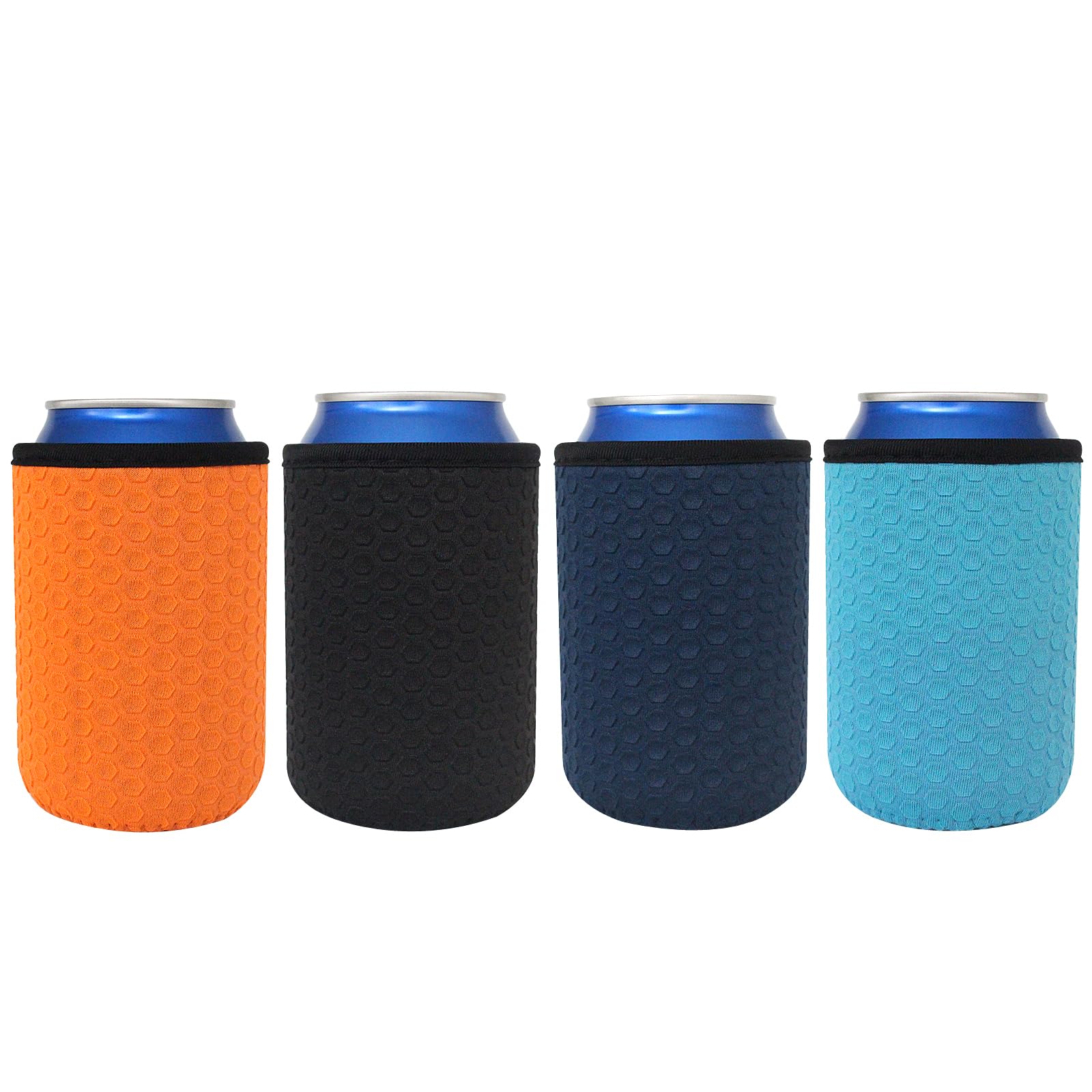 Amazon.com: 4 Pack Insulated Can Sleeve- FRRIOTN Reusable Can Cooler ...