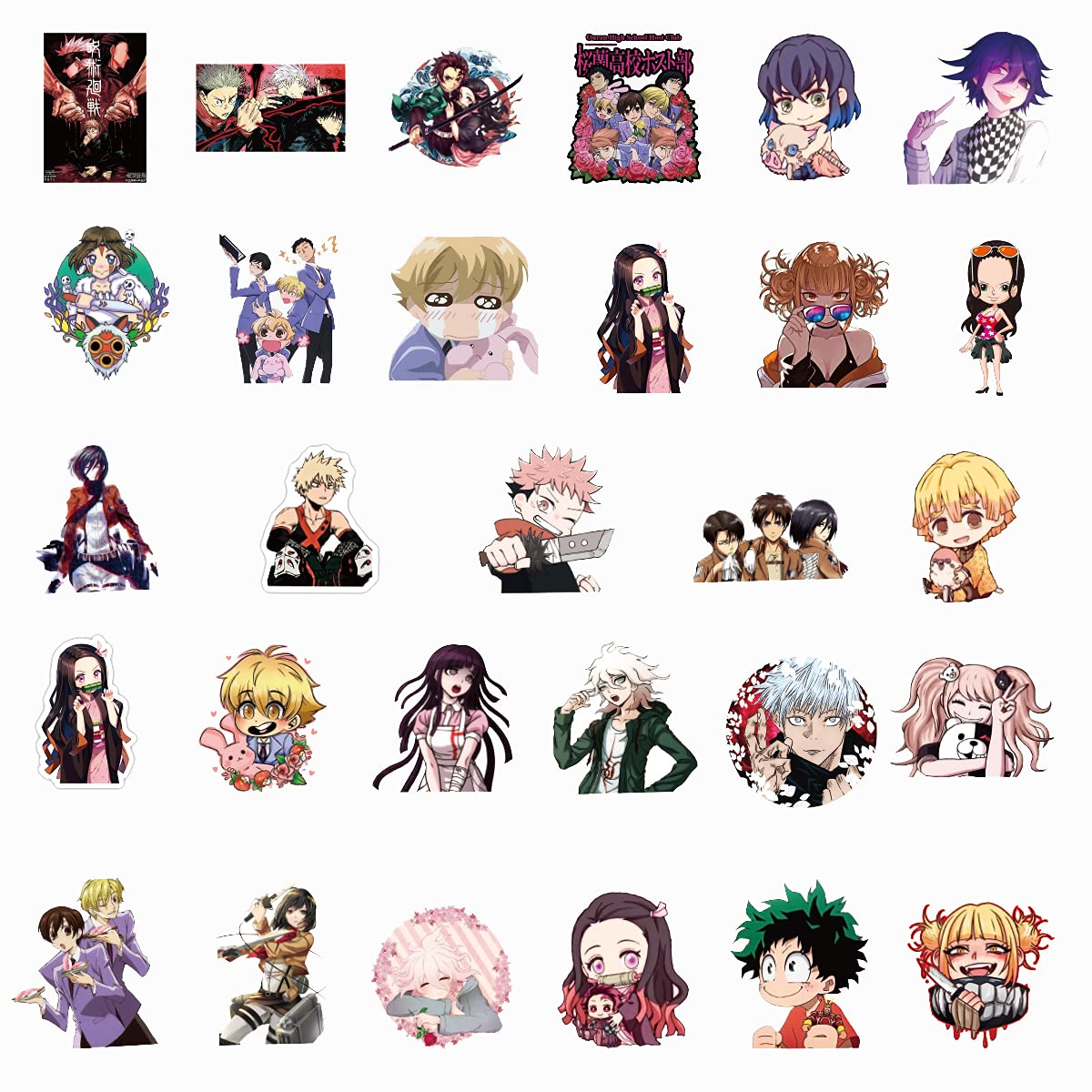 Anime Mixed Stickers 100 Pcs Vinyl Waterproof Stickers For Laptop anime-mixed-stickers-100-pcs-vinyl-waterproof-stickers-for-laptop