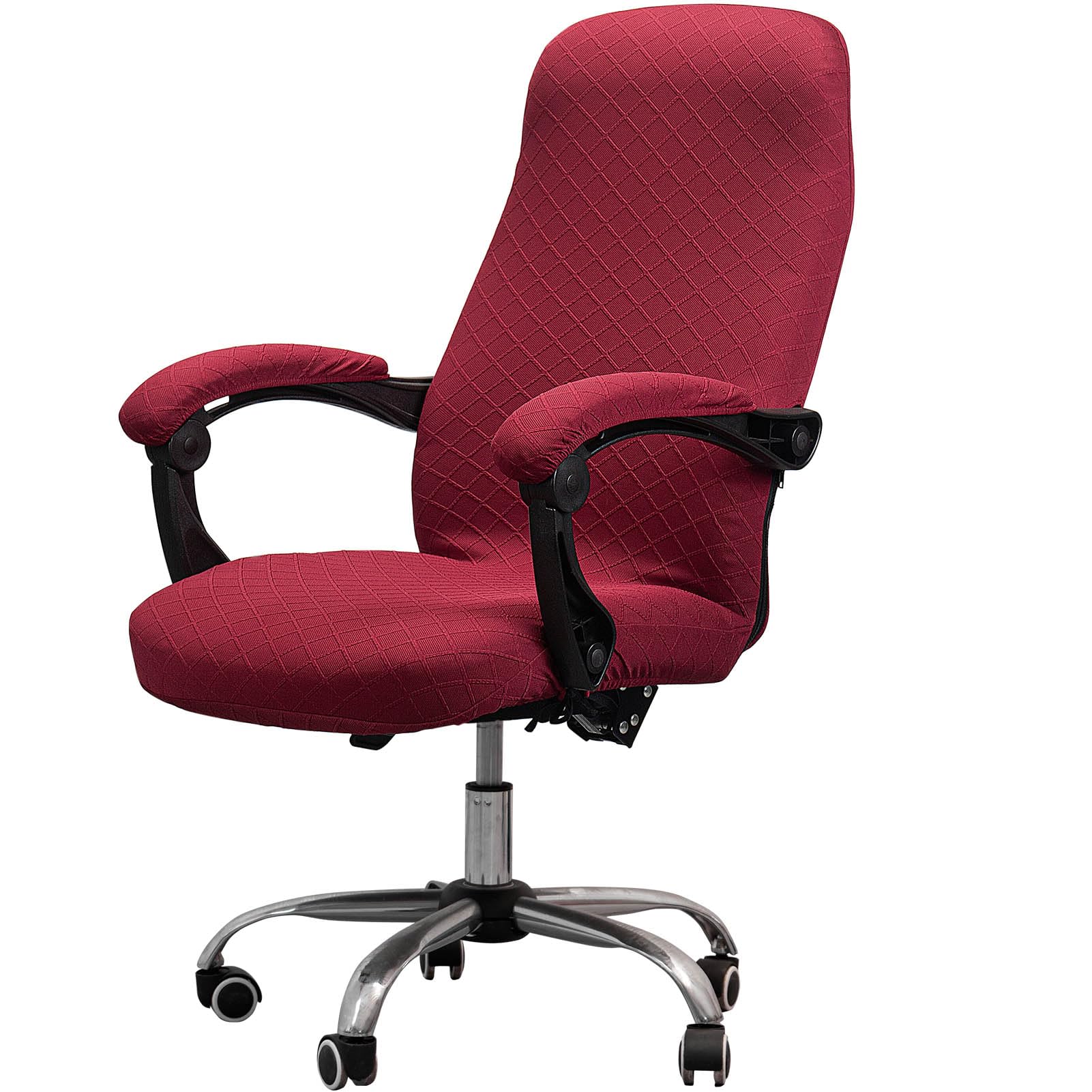 Amazon.com: Melaluxe Office Chair Cover with Armrest Covers， Universal ...