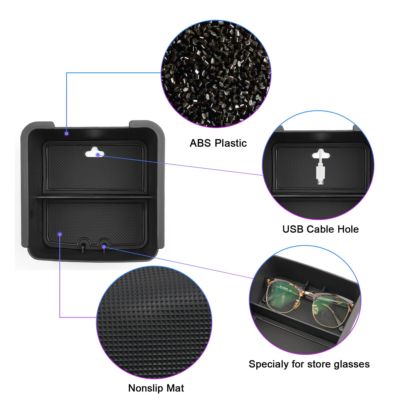 Snapklik.com : For 2023 2024 Mitsubishi Outlander Center Console ...