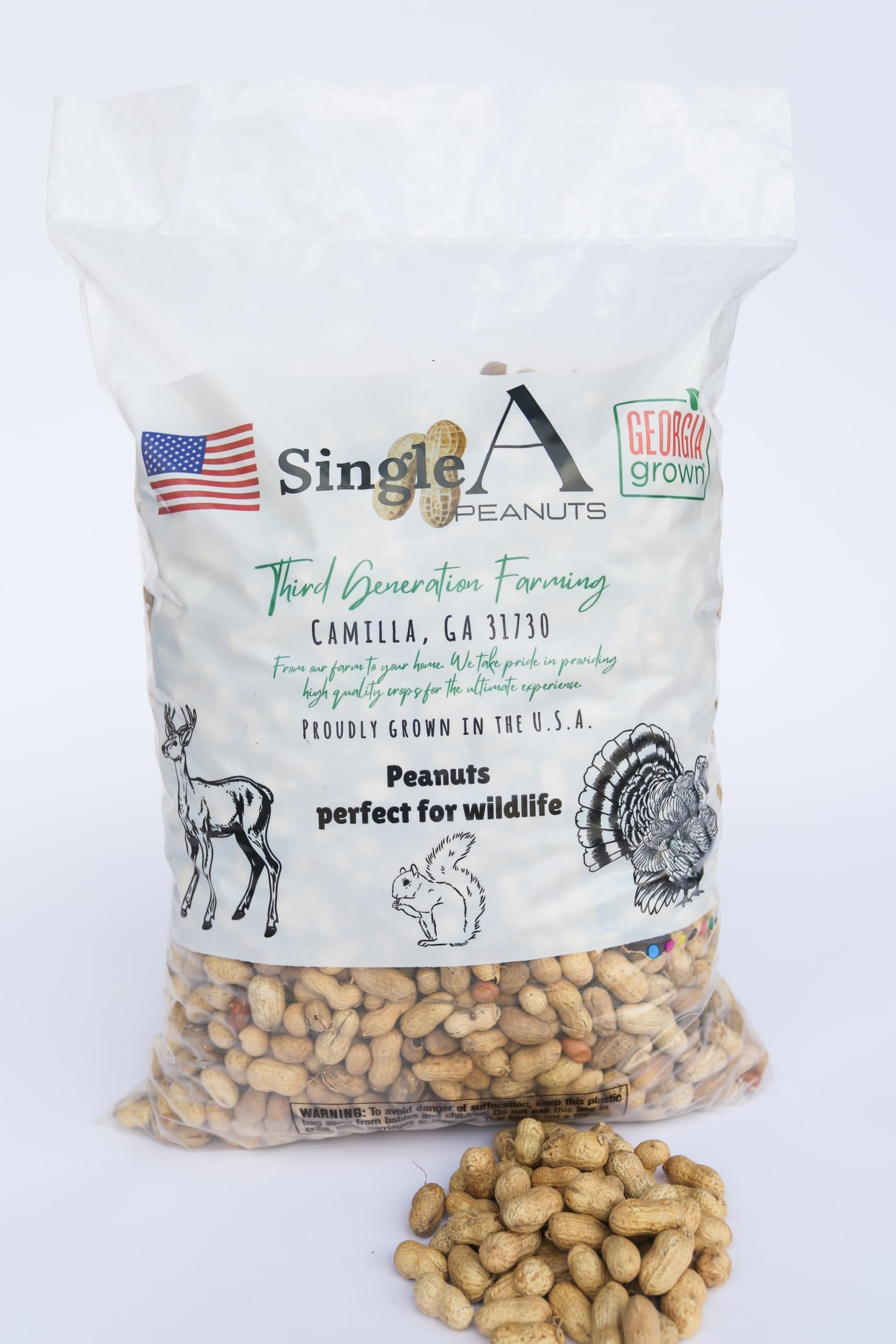 Amazon.com: Backyard Seeds 50 Pounds Peanuts in Shell : Patio, Lawn ...
